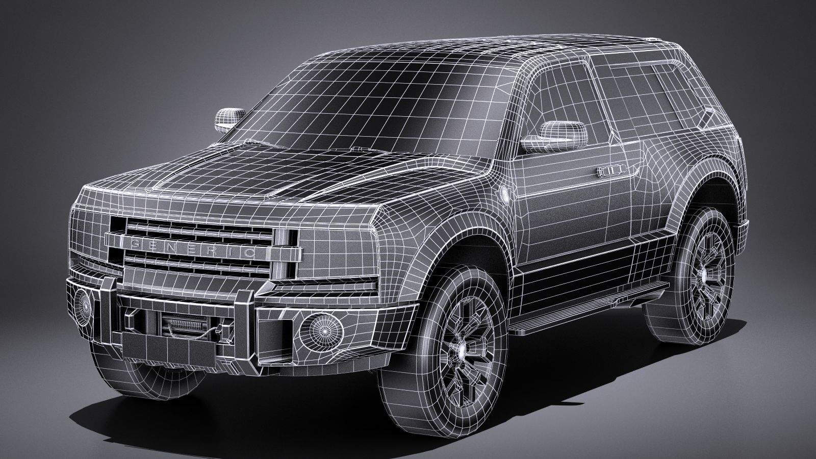 Generic 4x4 2018 - 3D Model by SQUIR