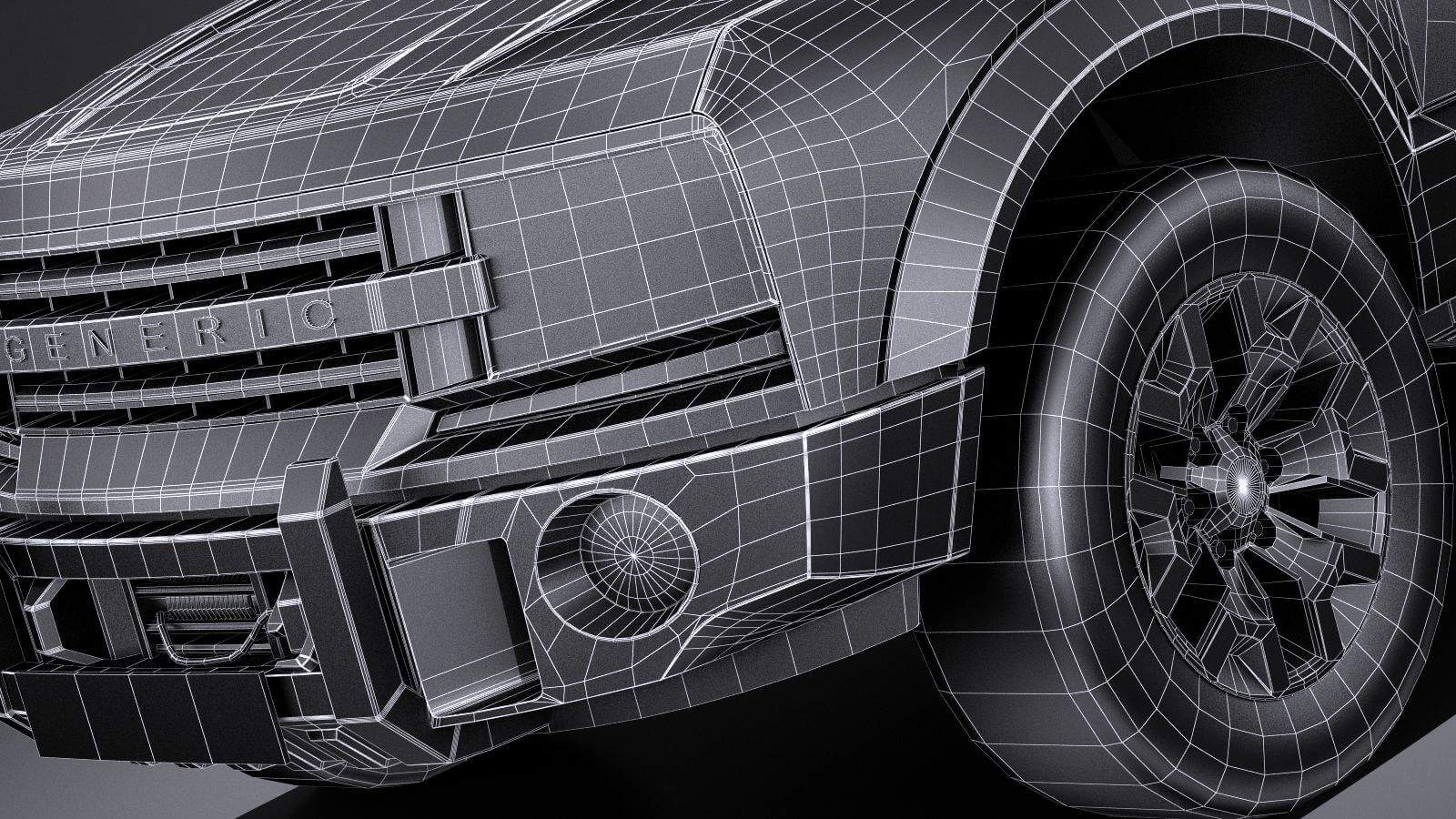 Generic 4x4 2018 - 3D Model by SQUIR