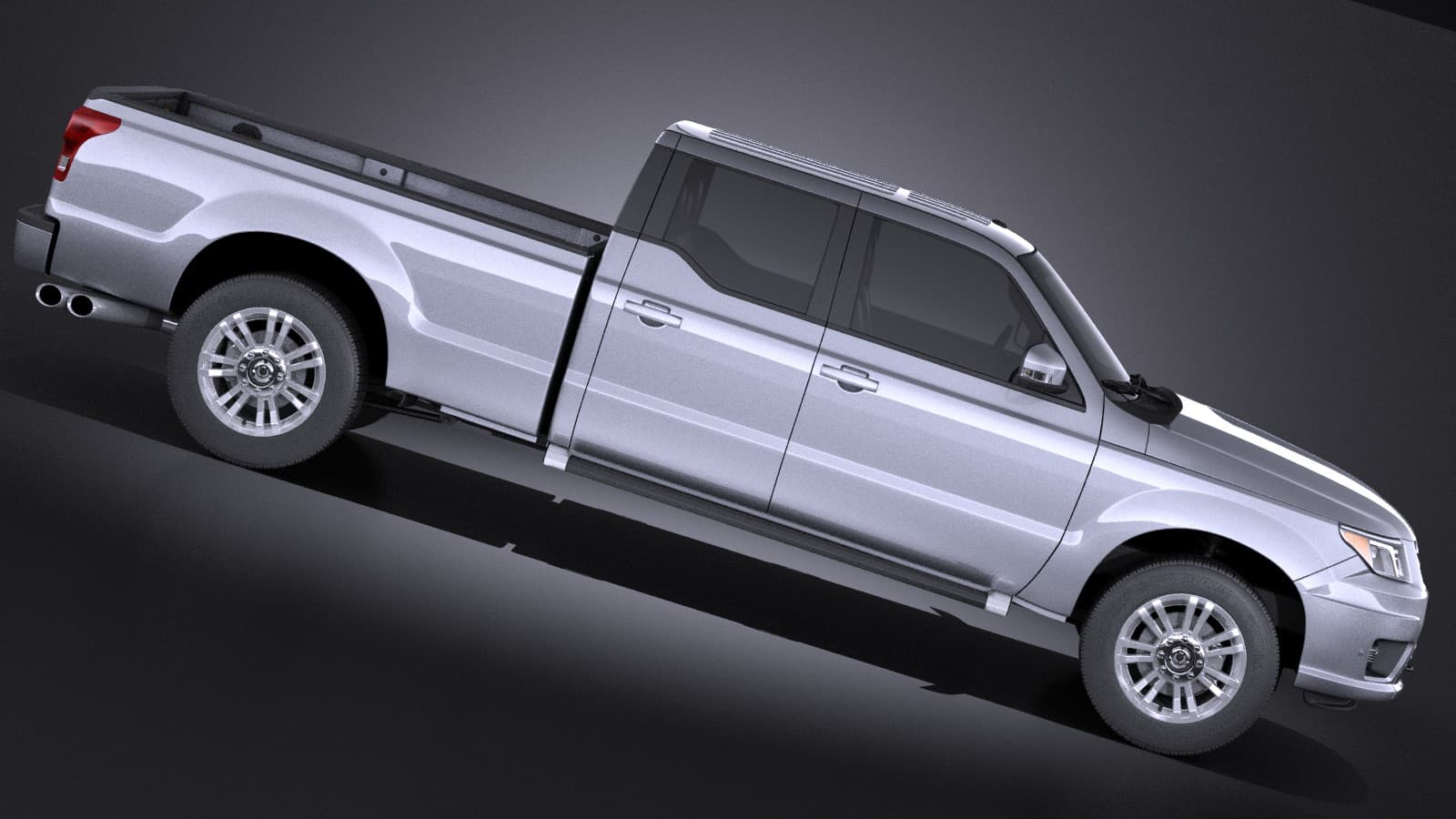 Generic Average Pickup 2015 (V-Ray) 3D Model by SQUIR