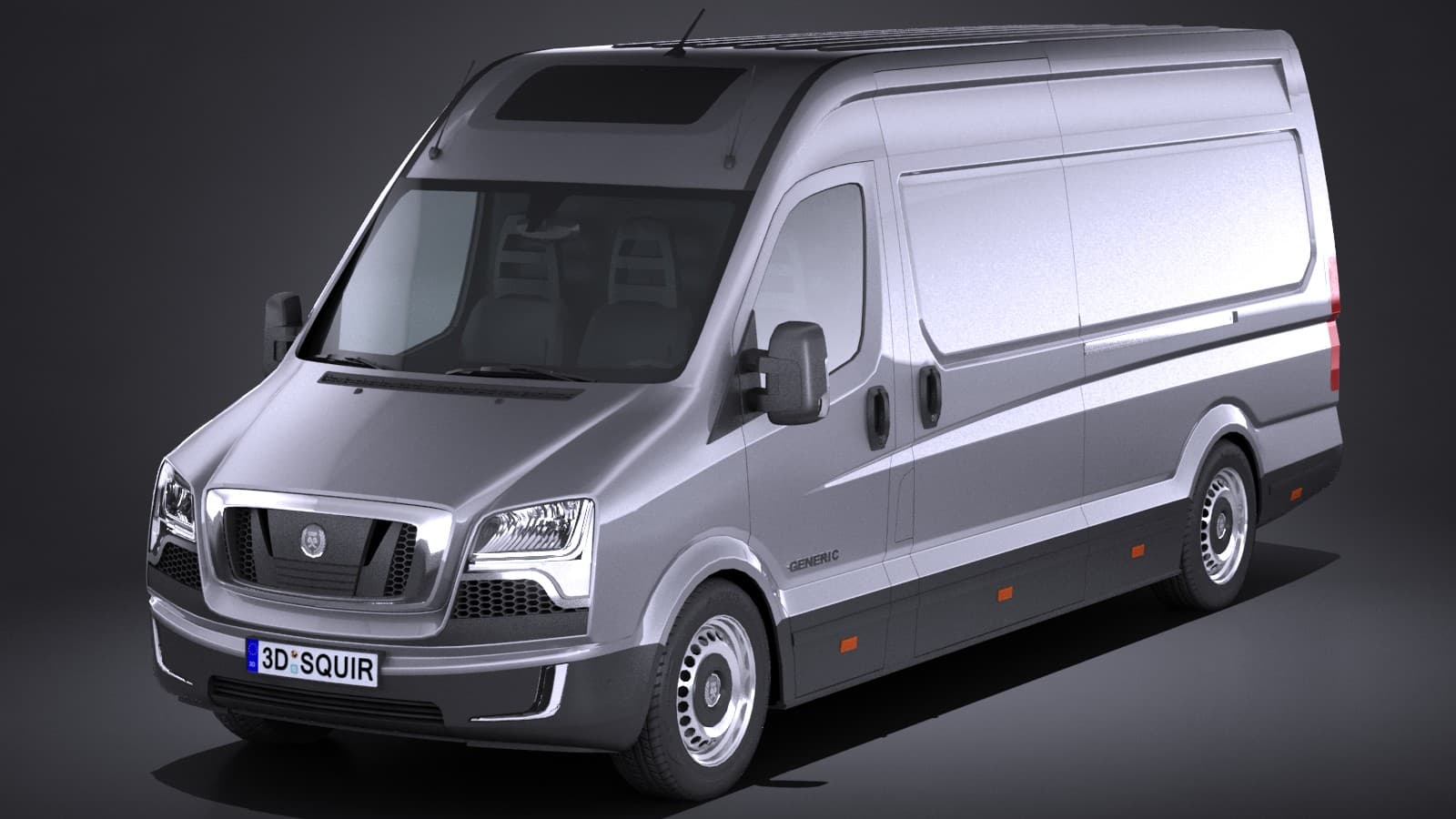 Generic Big Van 2016 - 3D Model by SQUIR