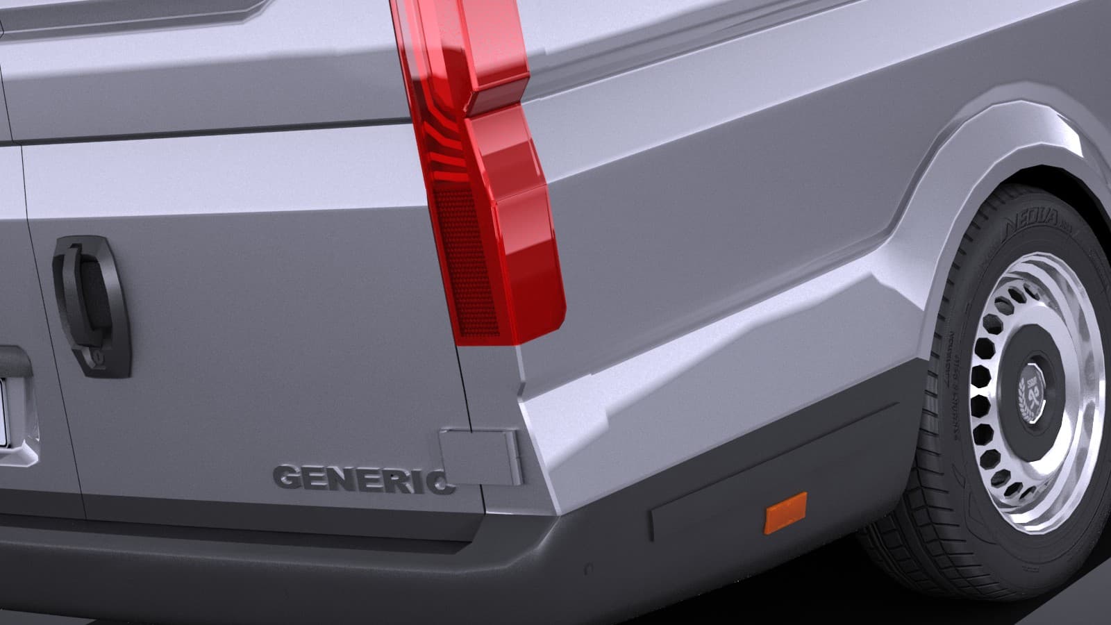 Generic Big Van 2016 - 3D Model by SQUIR