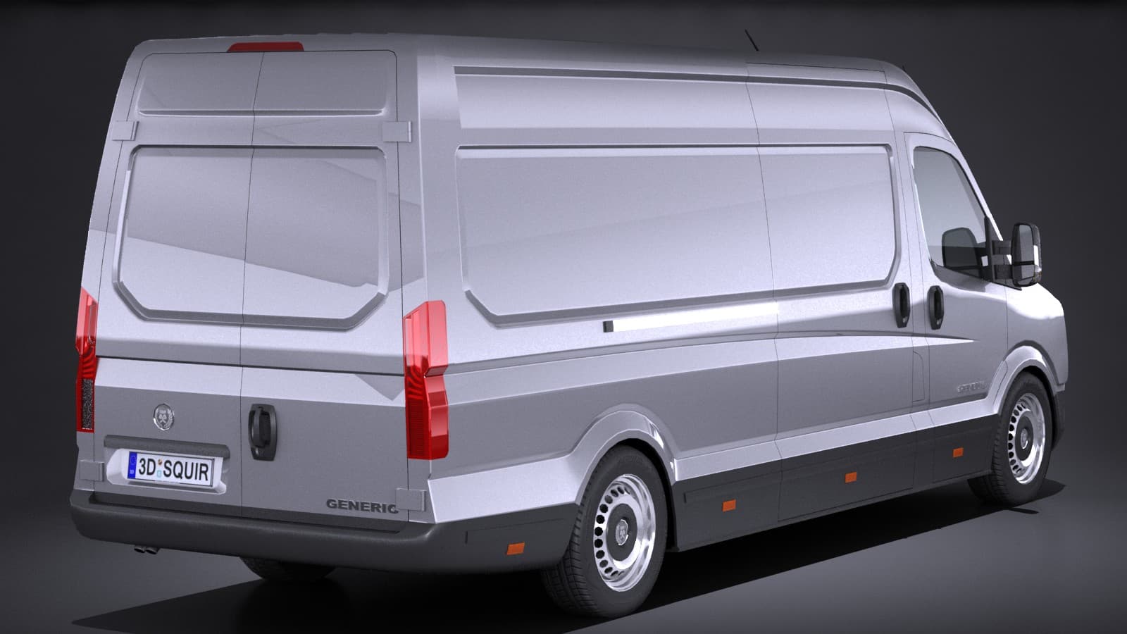Generic Big Van 2016 - 3D Model by SQUIR