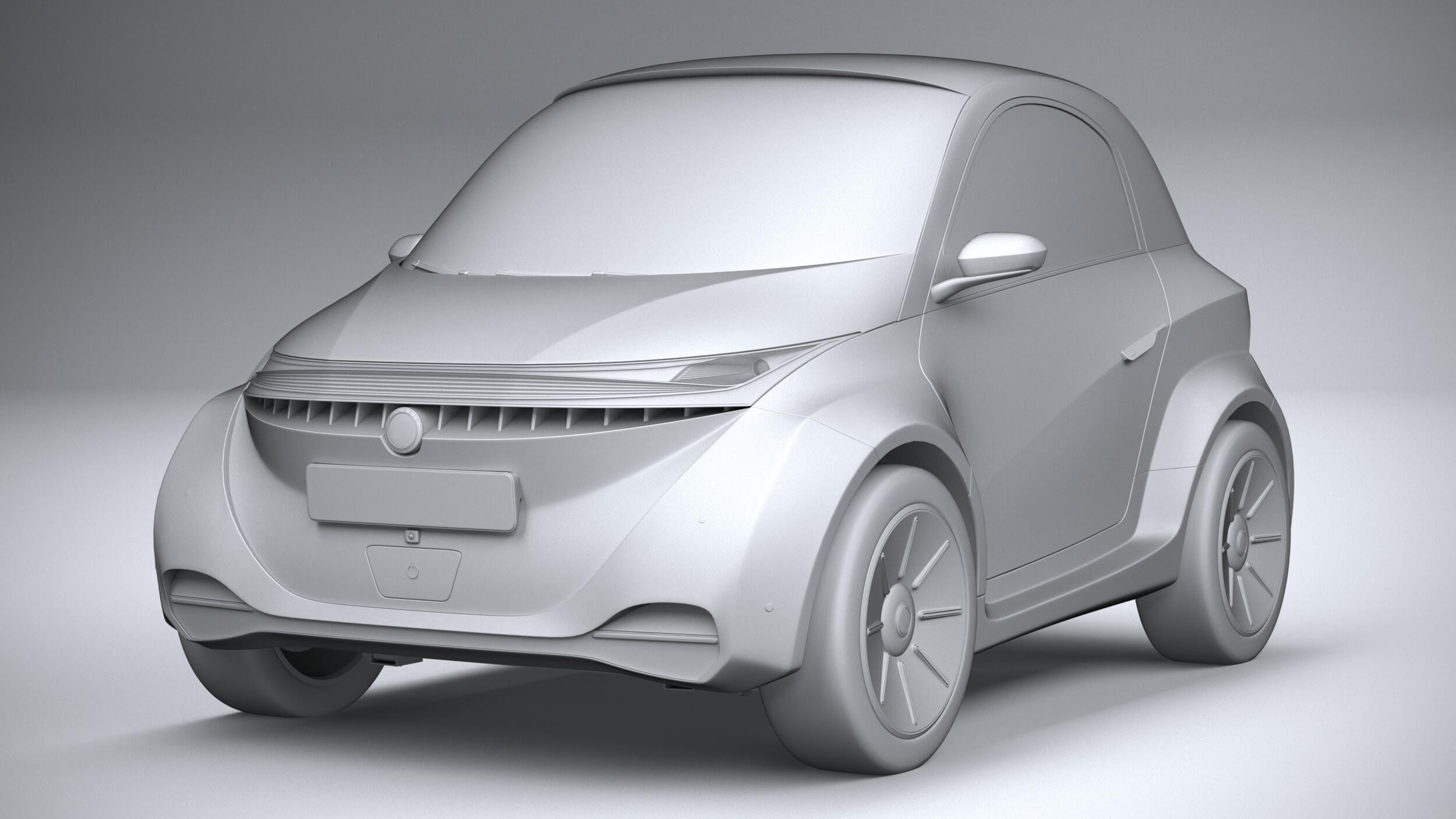 Generic City EV 2022 - 3D Model by SQUIR