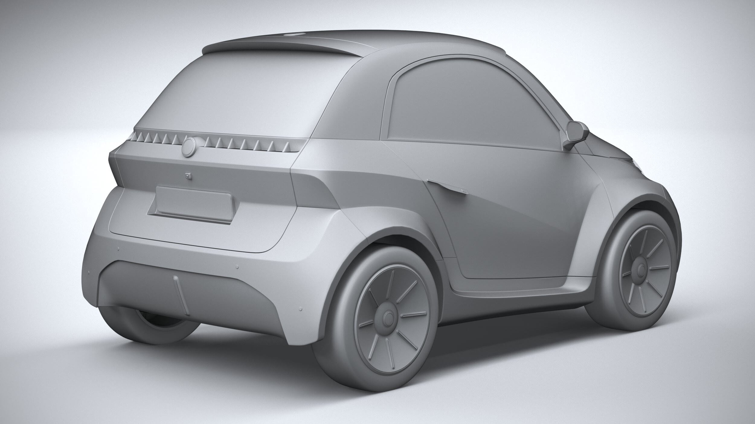 Generic City EV 2022 - 3D Model by SQUIR