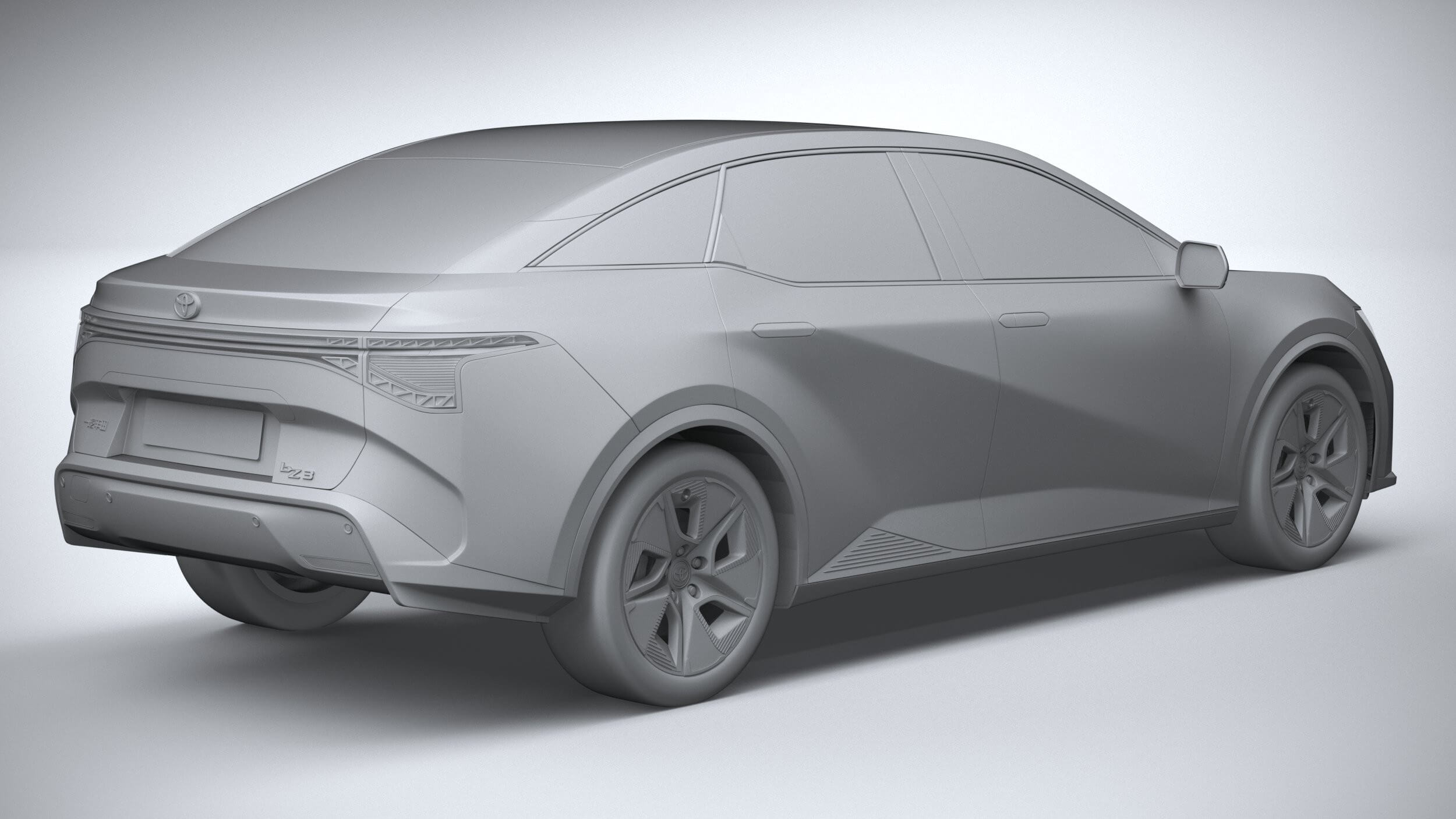 Toyota BZ3 2024 - 3D Model by SQUIR