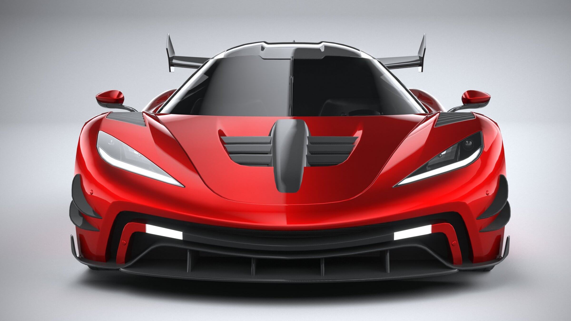 Generic Hypercar 2022 Low Poly - 3D Model by SQUIR