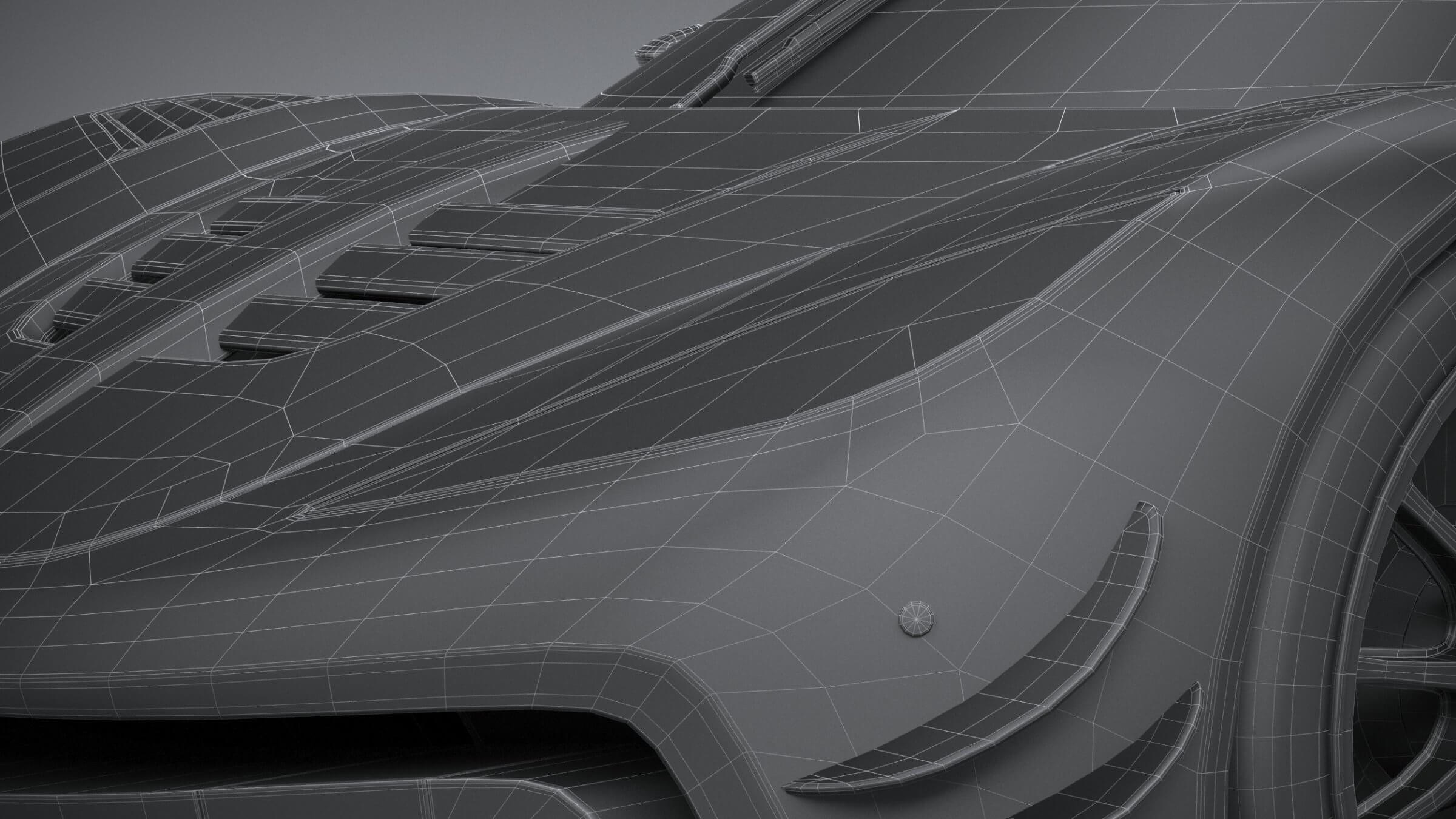 Generic Hypercar 2022 Low Poly - 3D Model by SQUIR