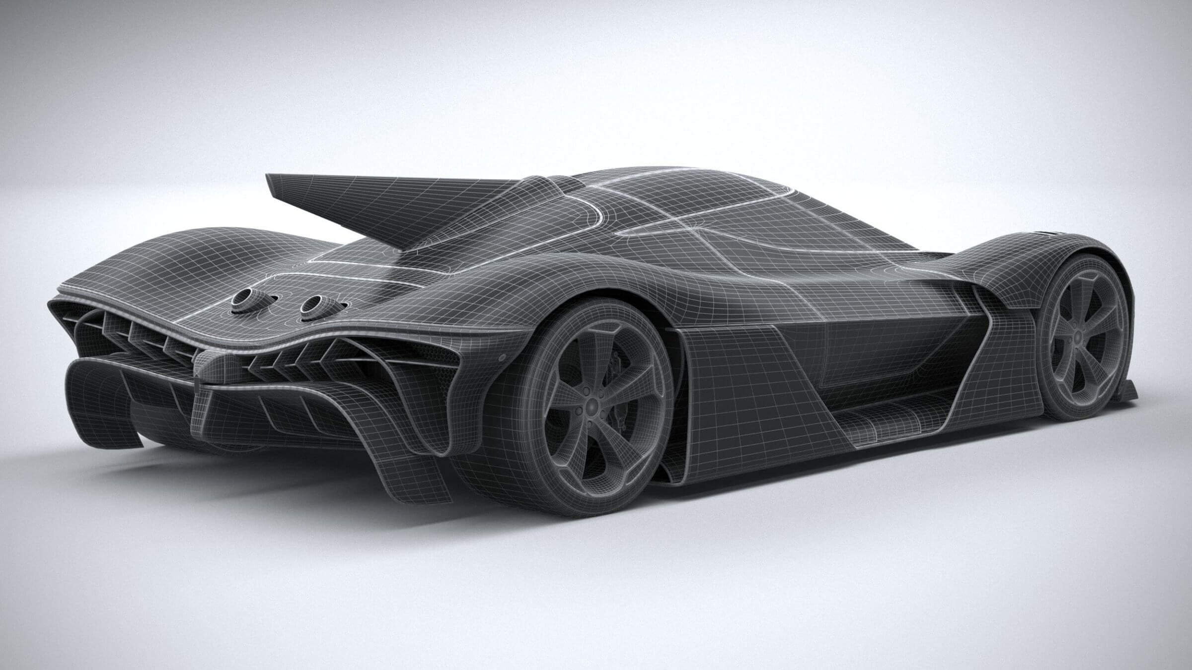 Generic Hypercar 2025 - 3D Model by SQUIR