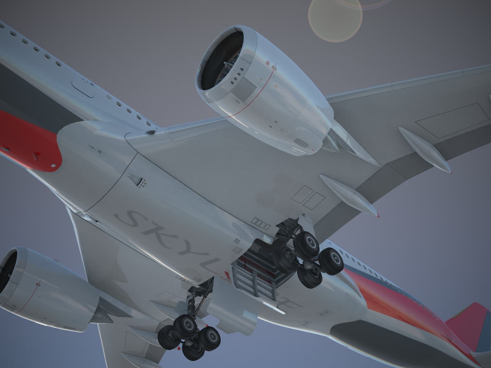 Generic Jet Airliner - 3D Model by SQUIR