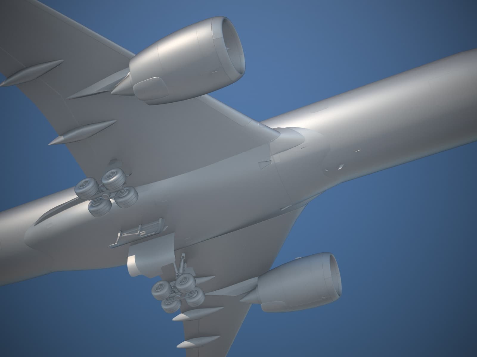 Generic Jet Airliner - 3D Model by SQUIR