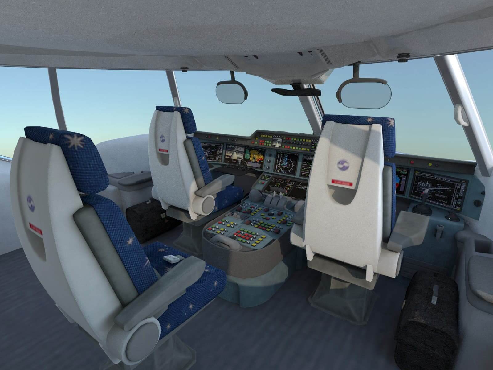 Generic Jet Airliner - 3D Model by SQUIR