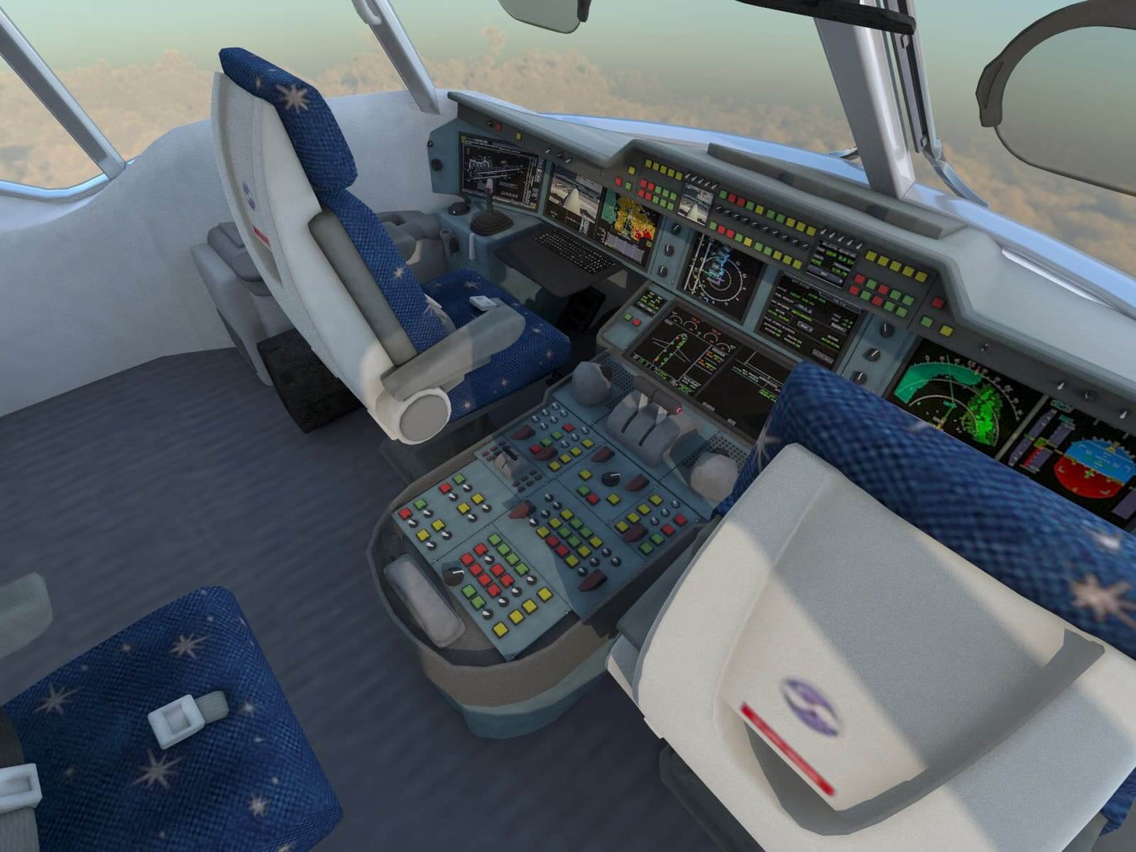 Generic Jet Airliner - 3D Model by SQUIR