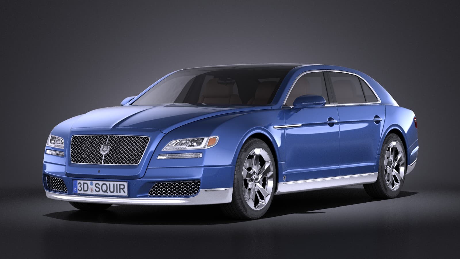 Generic Luxury Saloon 2016 (V-Ray) 3D Model by SQUIR