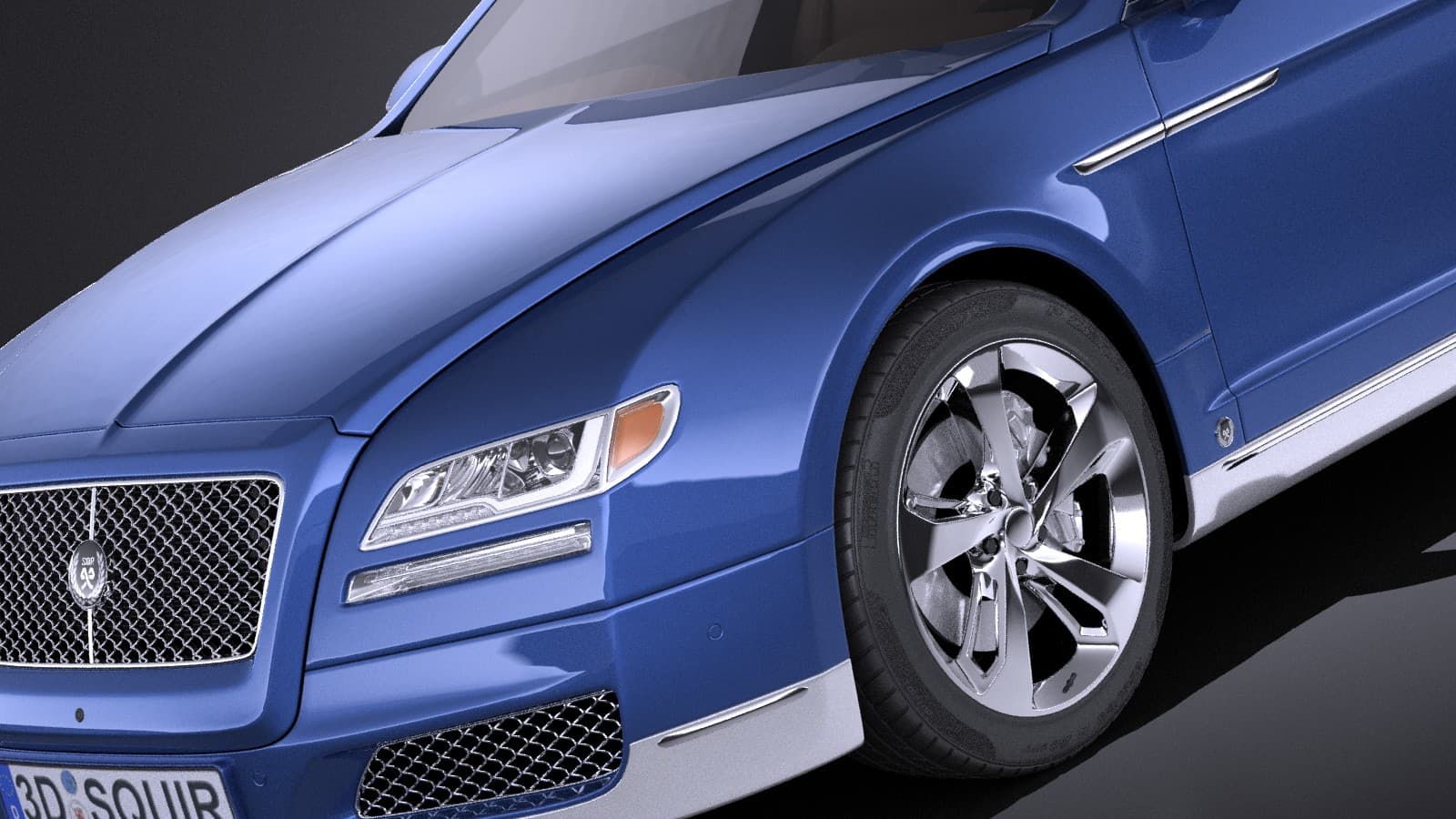 Generic Luxury Saloon 2016 (V-Ray) 3D Model by SQUIR