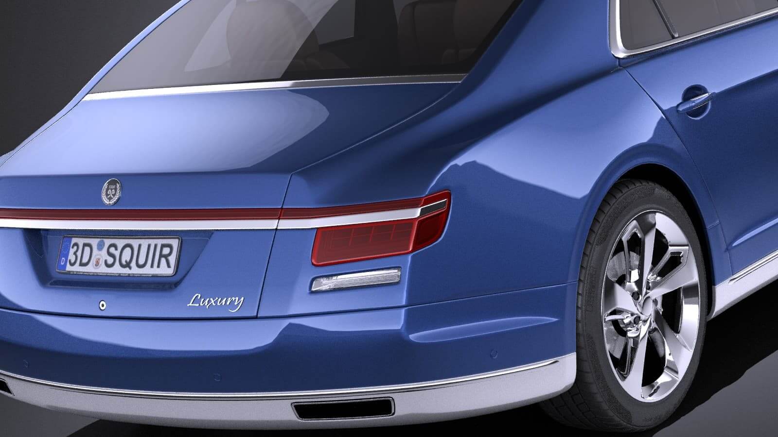 Generic Luxury Saloon 2016 (V-Ray) 3D Model by SQUIR