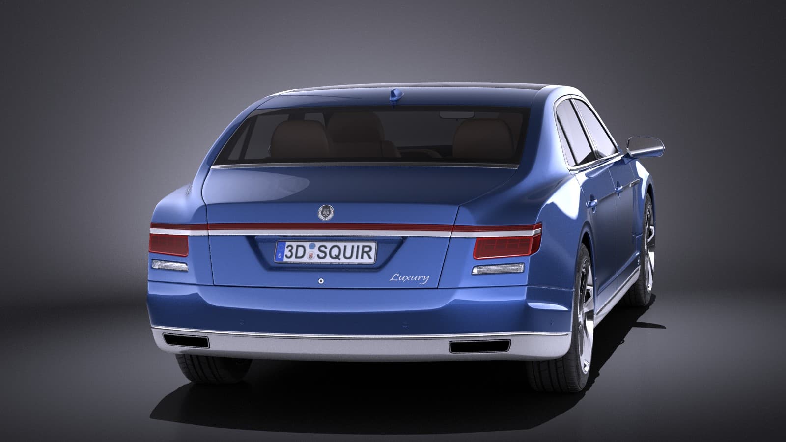 Generic Luxury Saloon 2016 (V-Ray) 3D Model by SQUIR