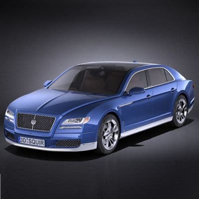 Generic Luxury Saloon 2016 (V-Ray) 3D Model by SQUIR