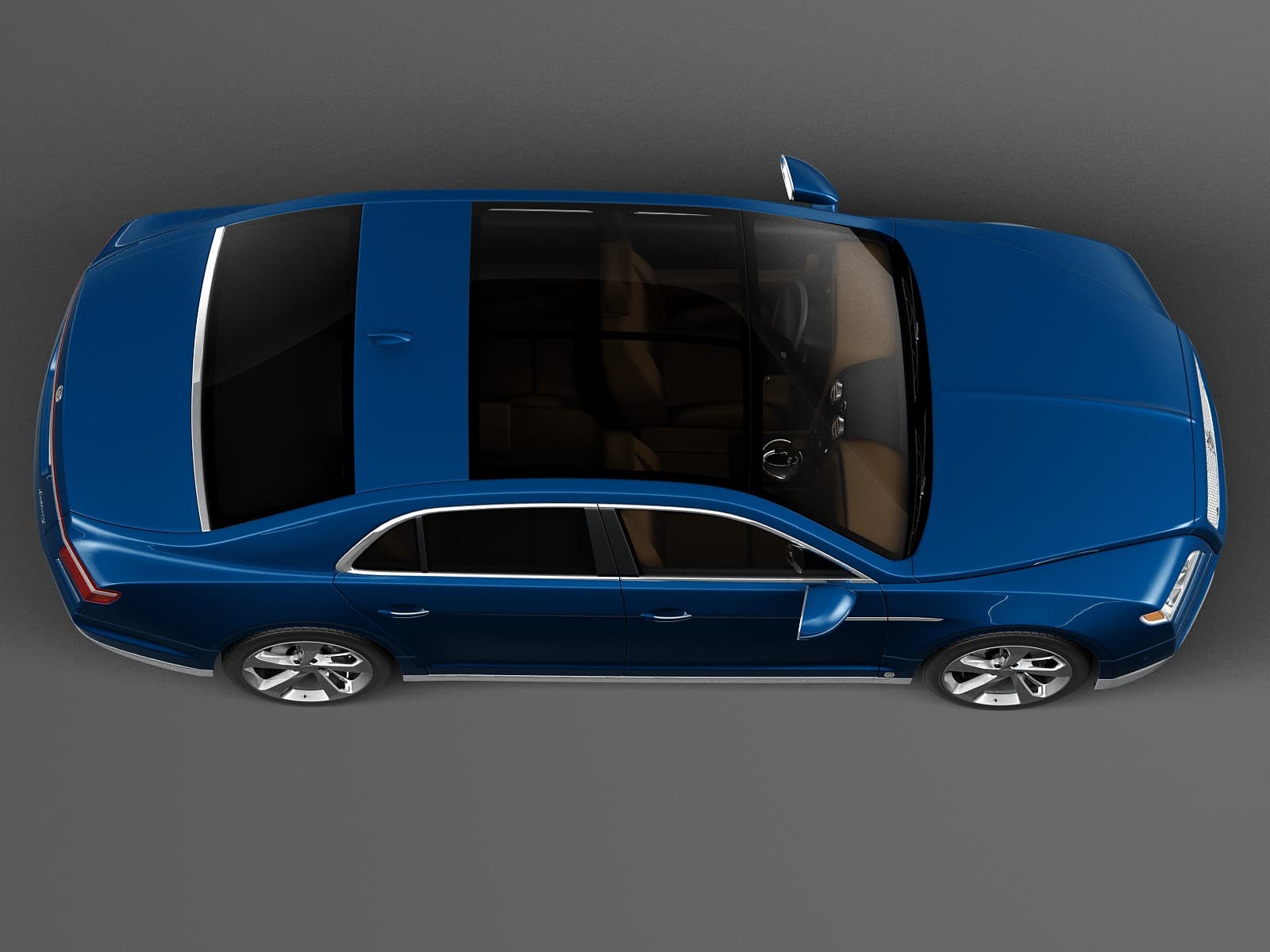 Generic Luxury Saloon 2016 - 3D Model by SQUIR