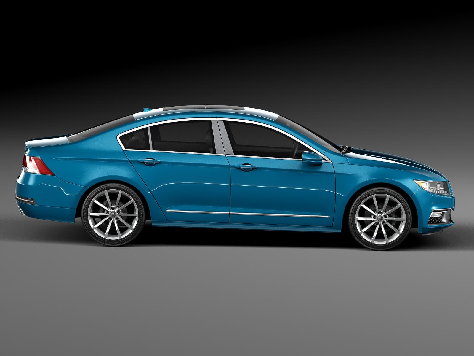 Generic Luxury Sedan 2016 - 3D Model by SQUIR