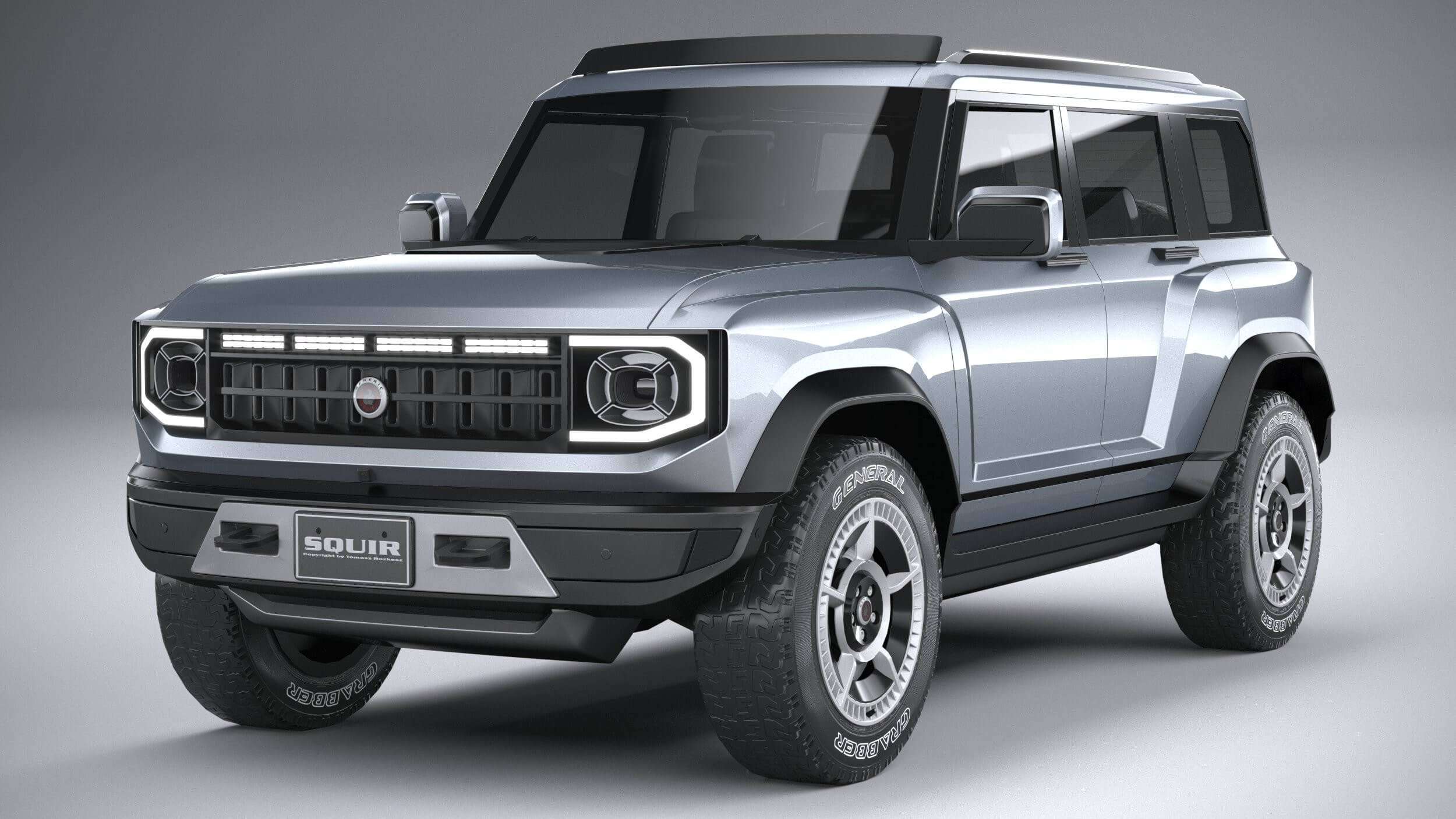 Generic Offroad EV V1 2022 Low Poly - 3D Model by SQUIR