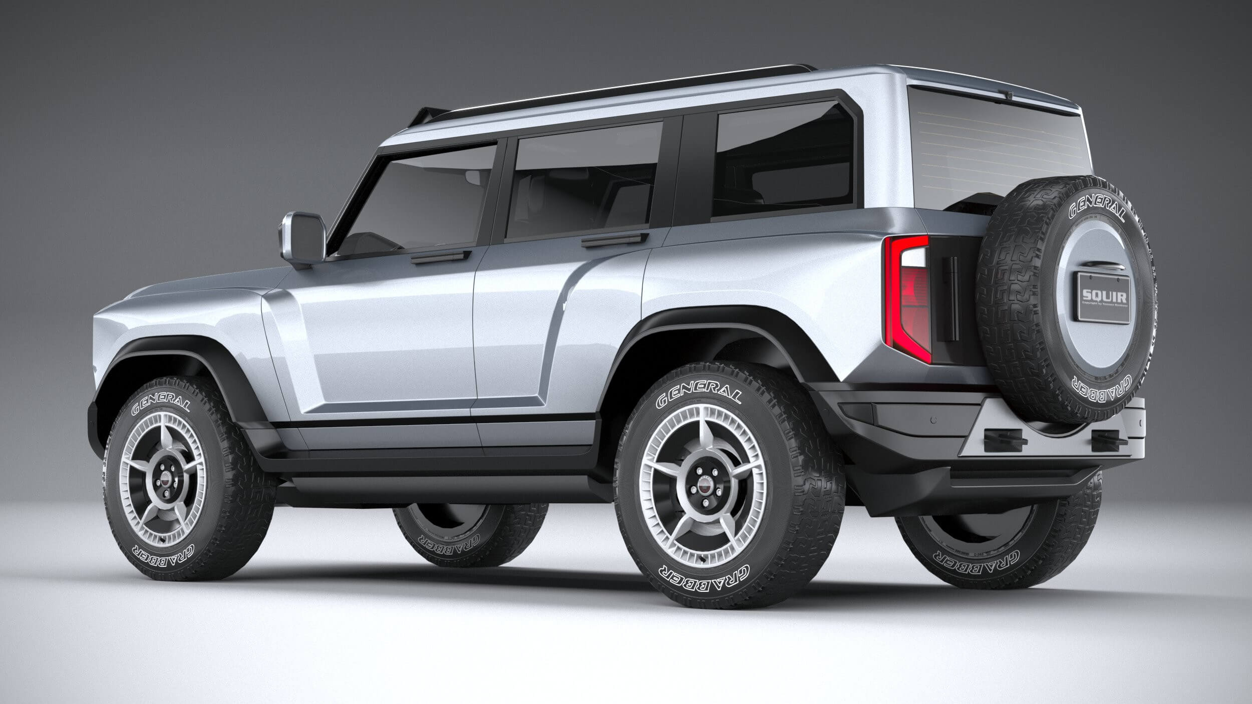 Generic Offroad EV V1 2022 Low Poly - 3D Model by SQUIR