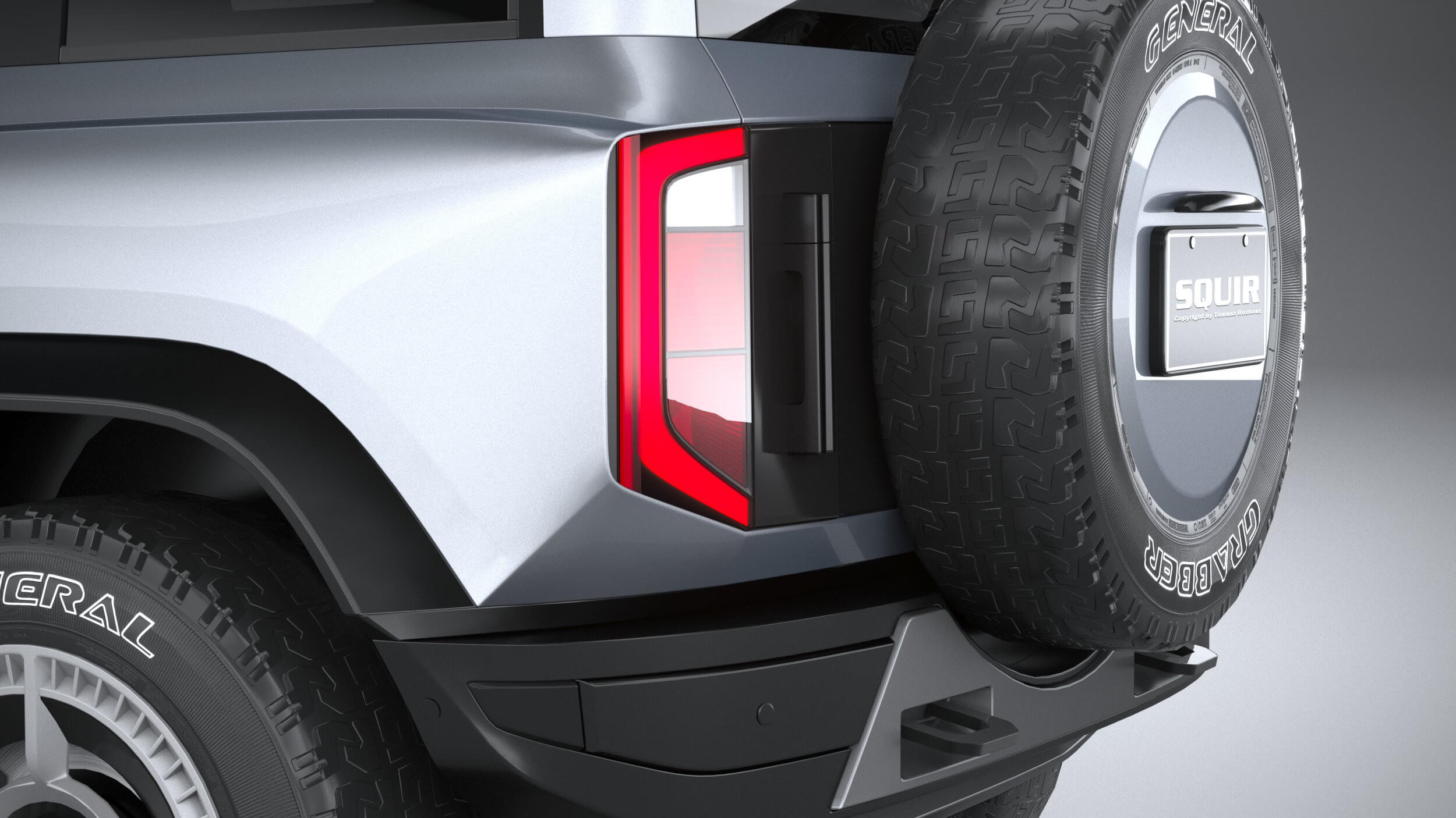 Generic Offroad EV V1 2022 Low Poly - 3D Model by SQUIR