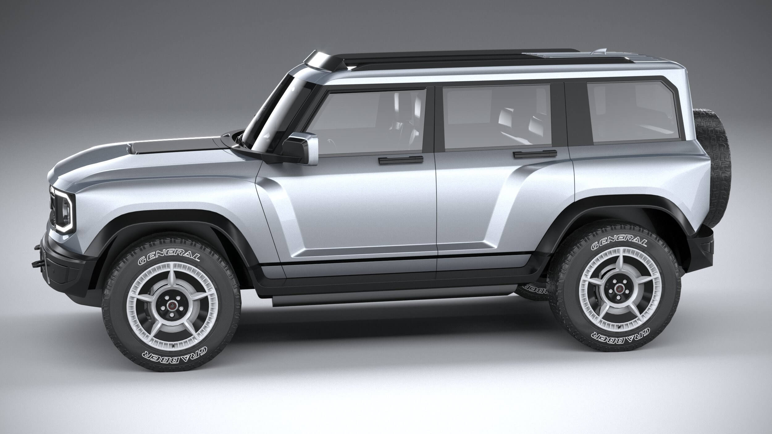 Generic Offroad EV V1 2022 Low Poly - 3D Model by SQUIR
