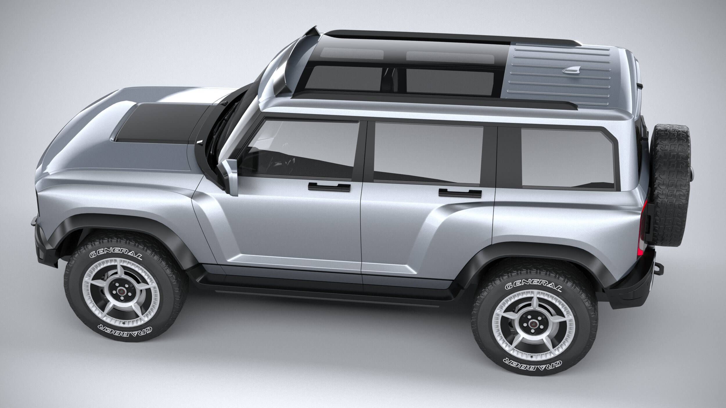 Generic Offroad EV V1 2022 Low Poly - 3D Model by SQUIR