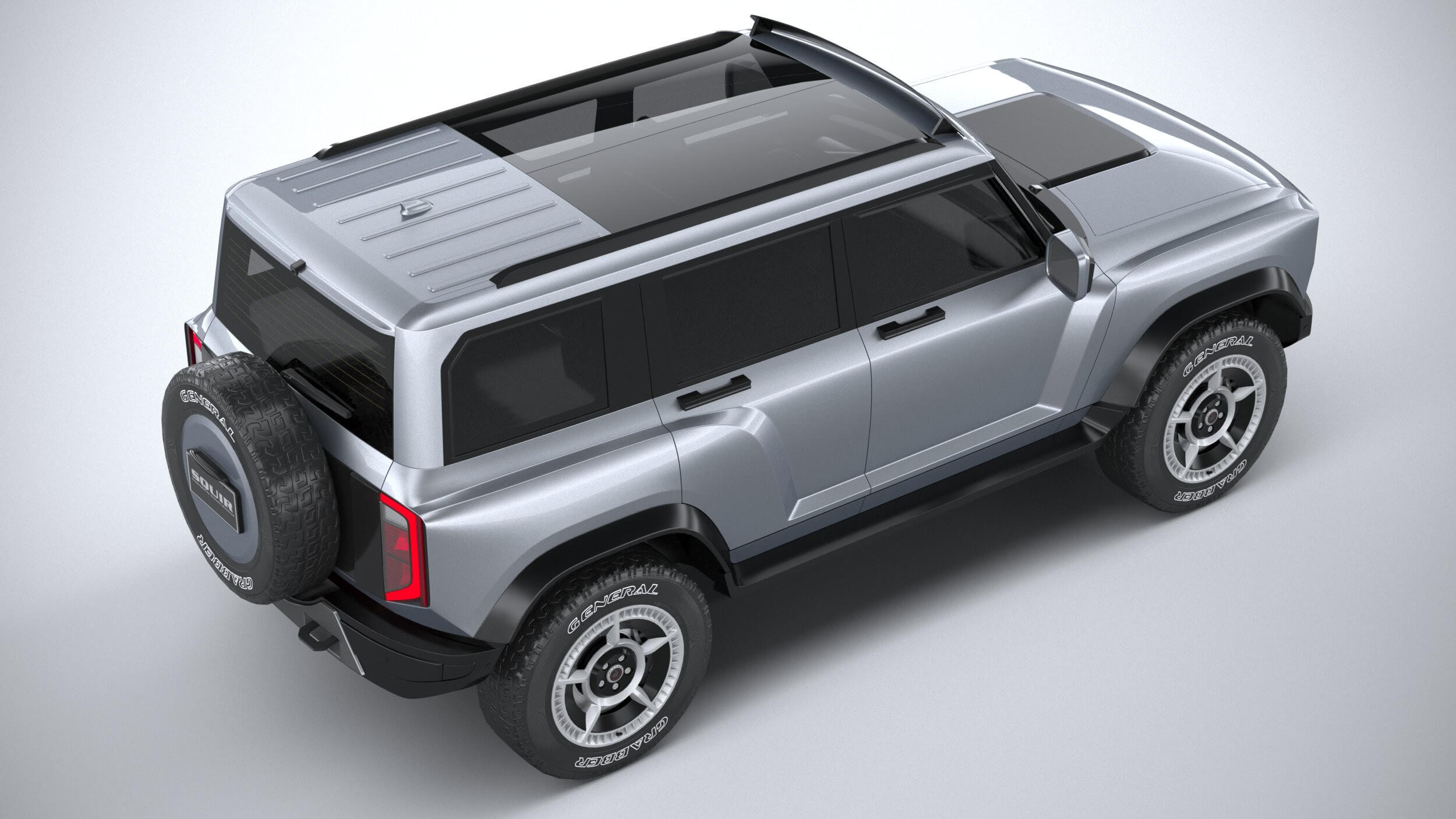 Generic Offroad EV V1 2022 Low Poly - 3D Model by SQUIR