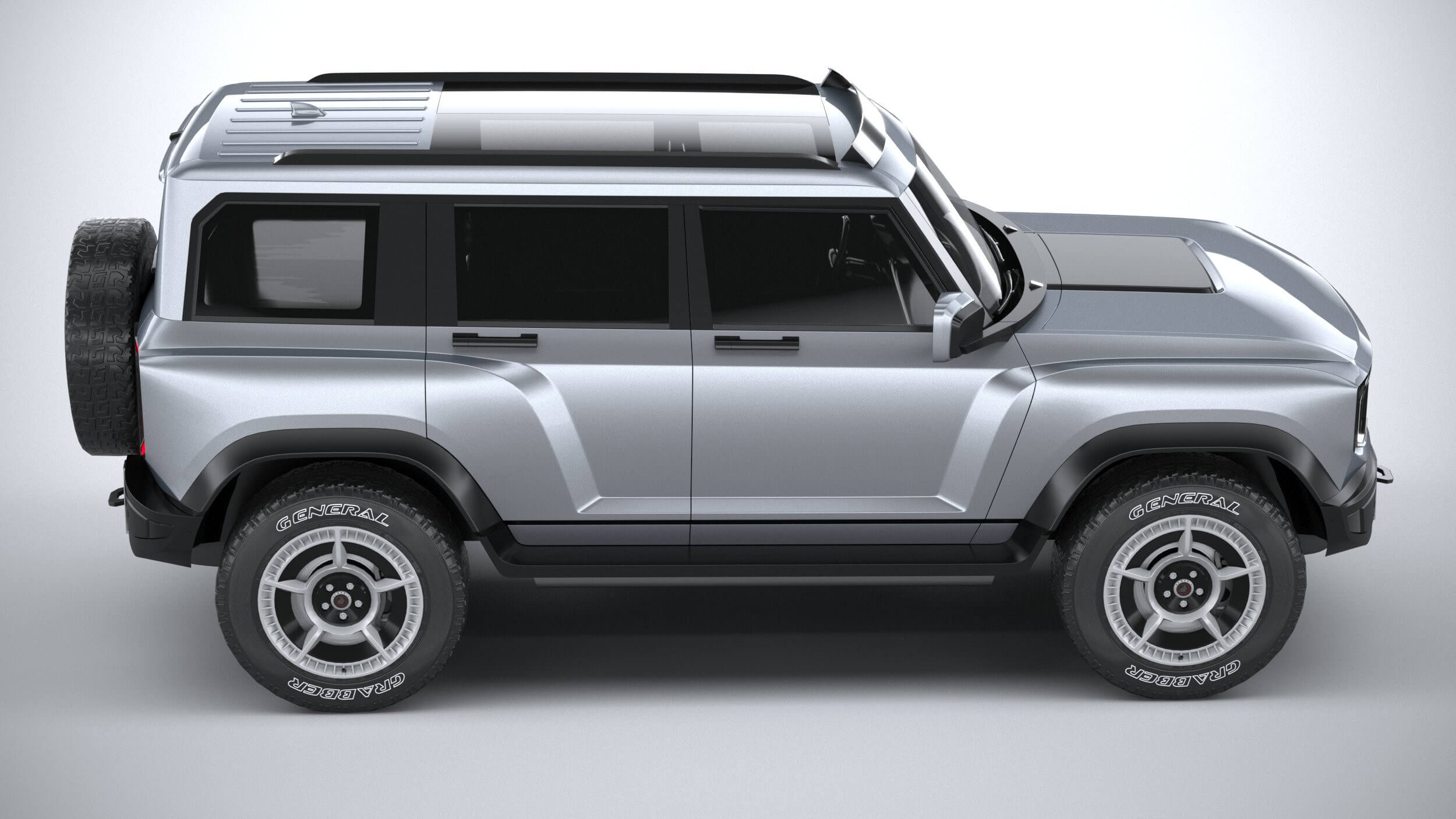 Generic Offroad EV V1 2022 Low Poly - 3D Model by SQUIR