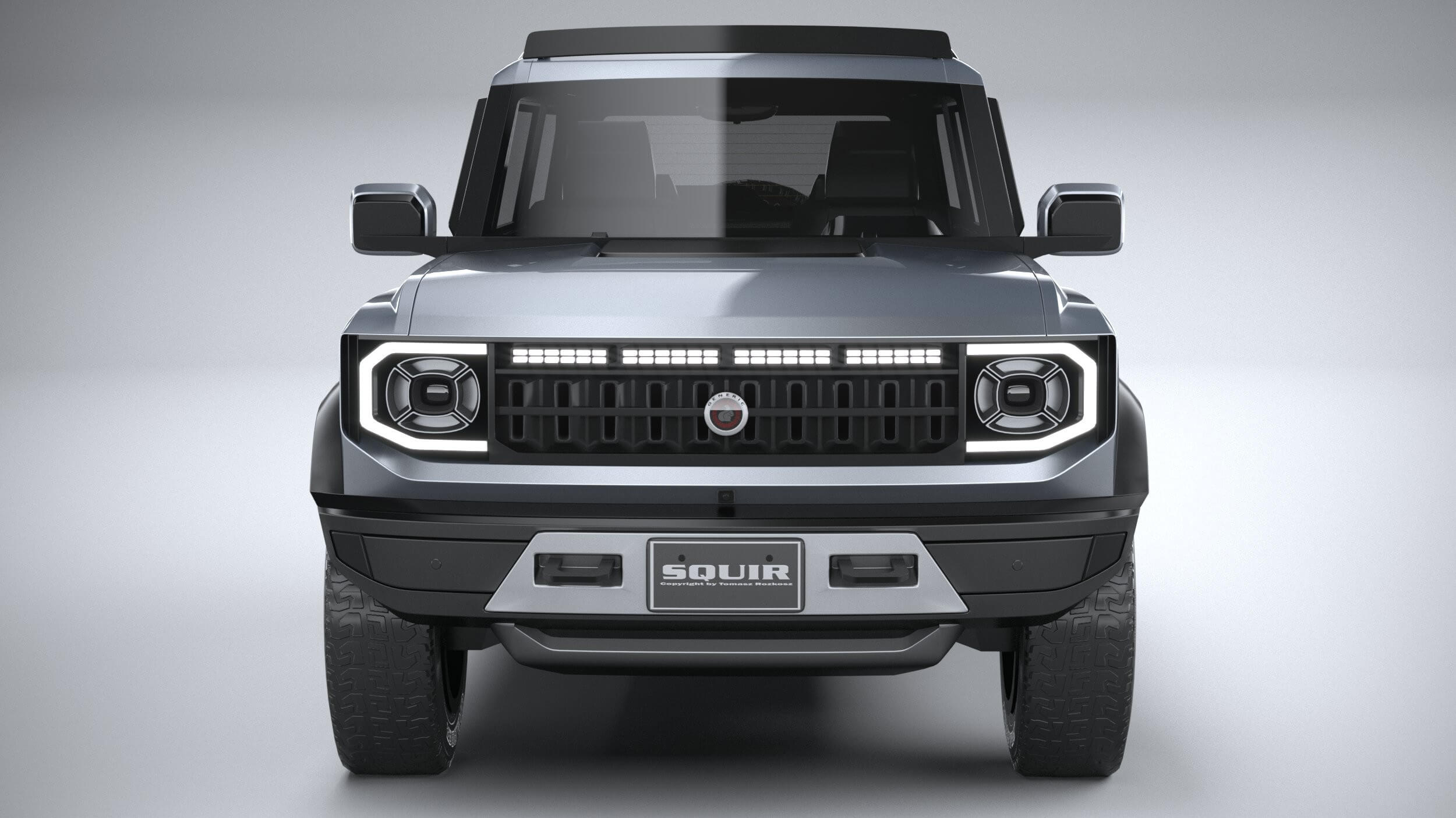 Generic Offroad EV V1 2022 Low Poly - 3D Model by SQUIR