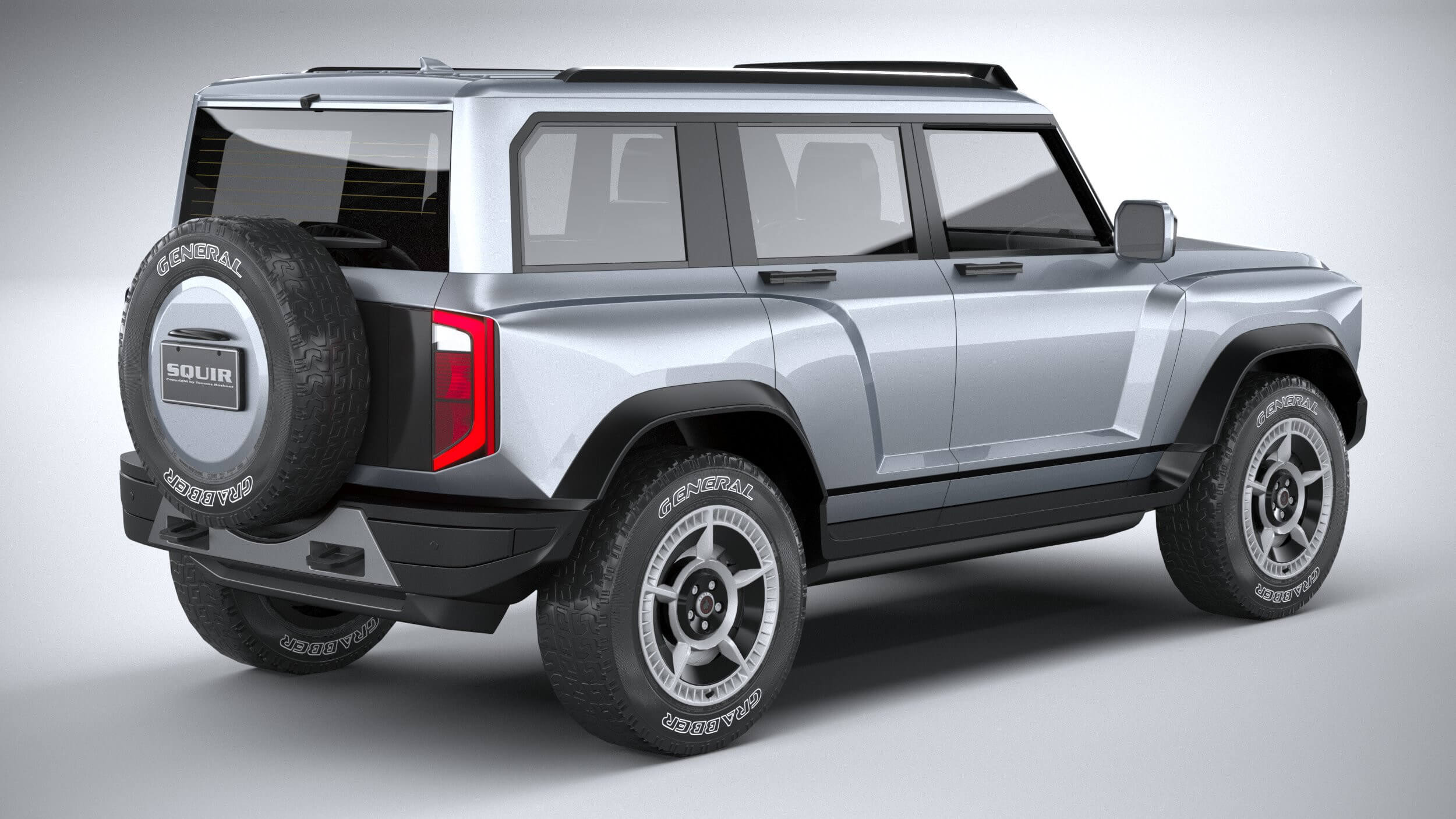 Generic Offroad EV V1 2022 Low Poly - 3D Model by SQUIR