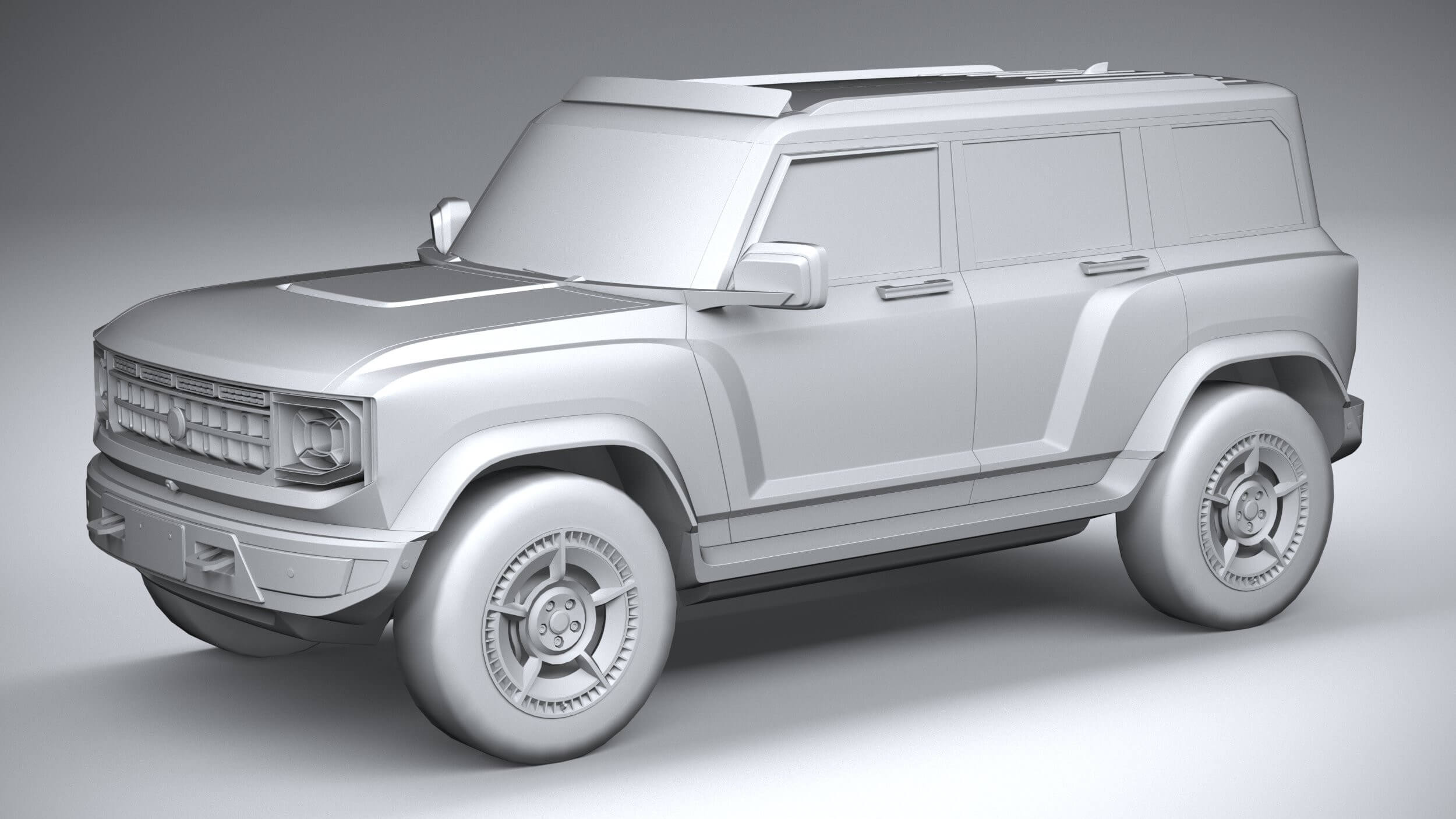 Generic Offroad EV V1 2022 Low Poly - 3D Model by SQUIR
