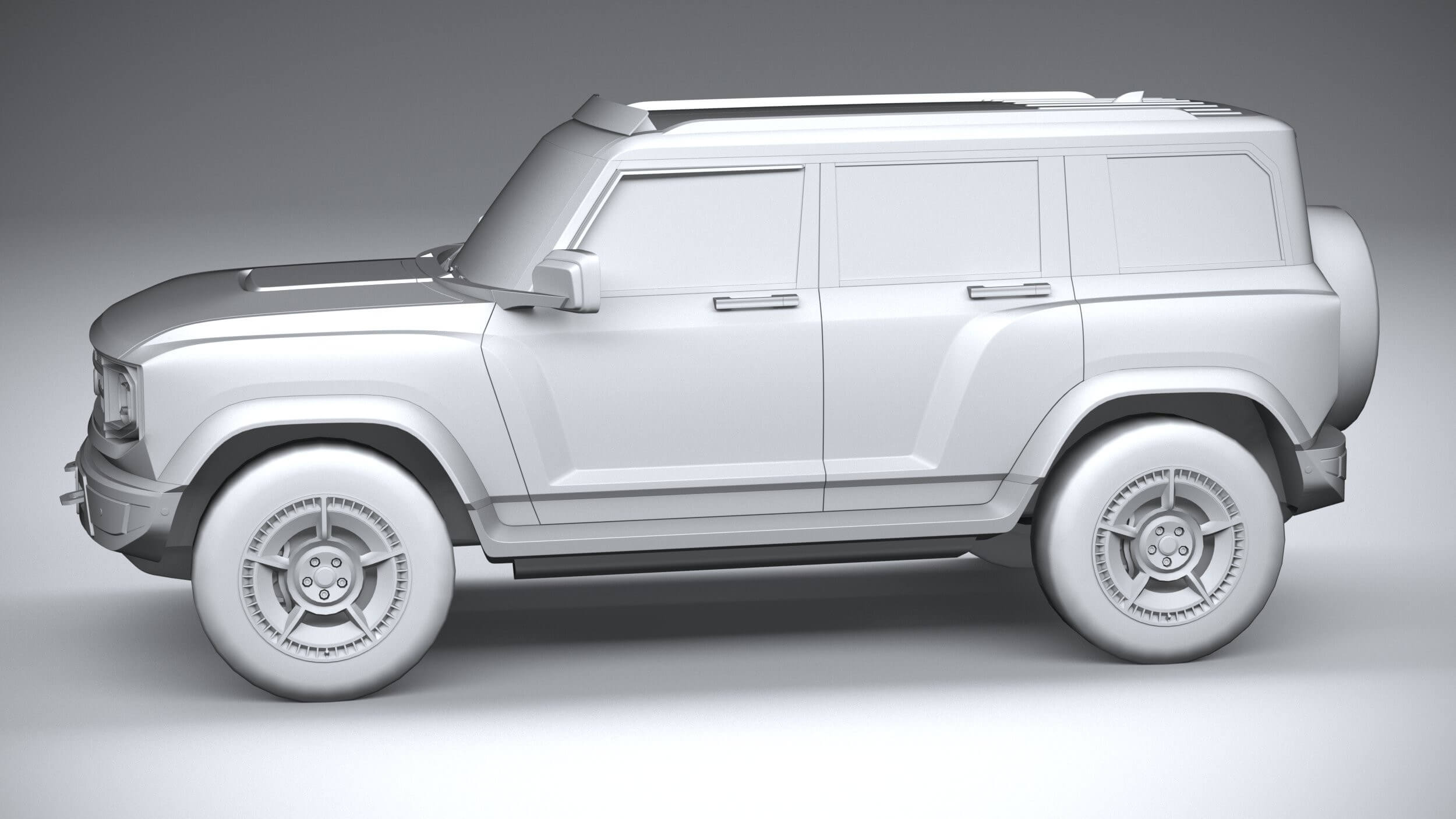 Generic Offroad EV V1 2022 Low Poly - 3D Model by SQUIR