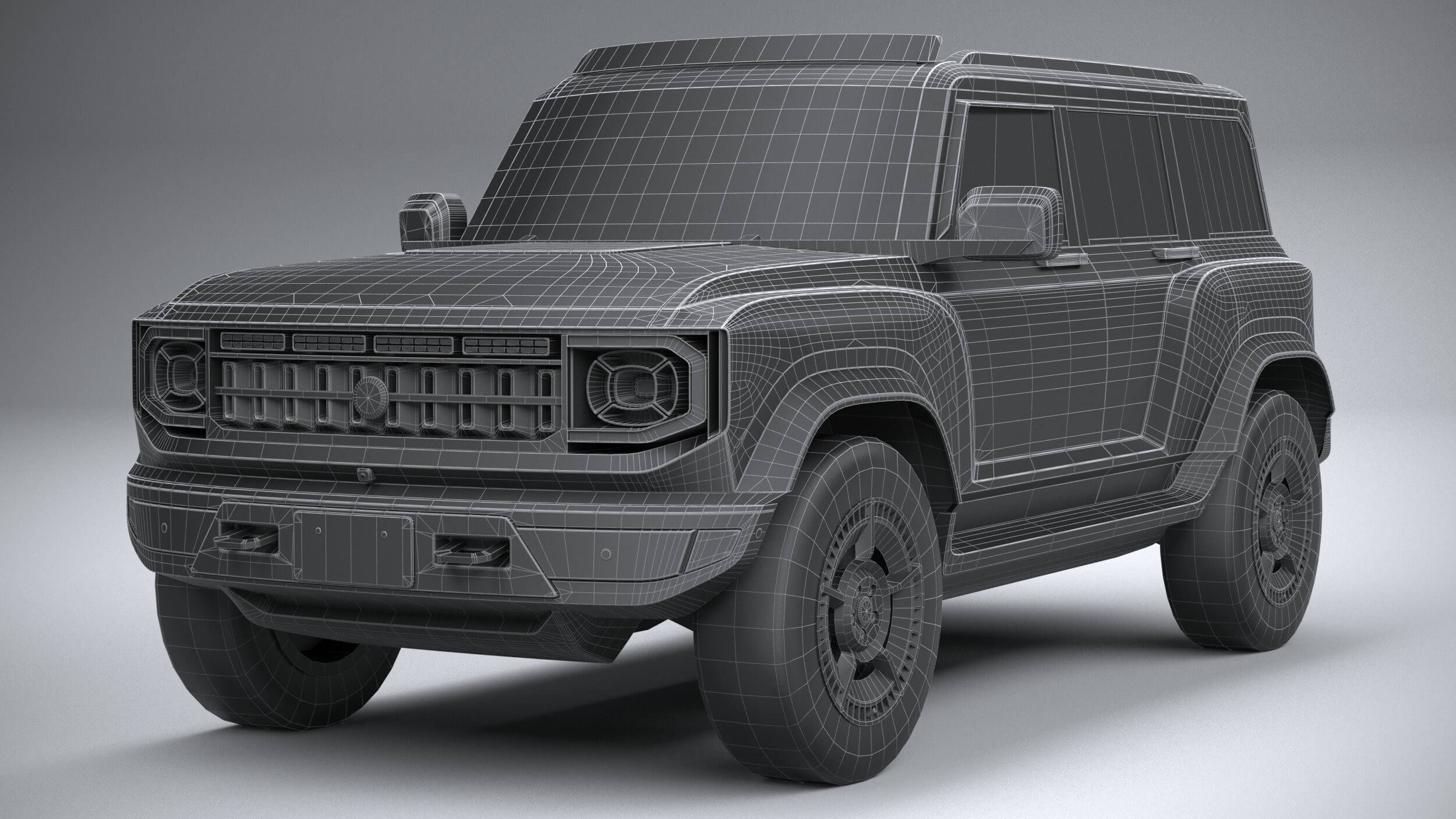 Generic Offroad EV V1 2022 Low Poly - 3D Model by SQUIR
