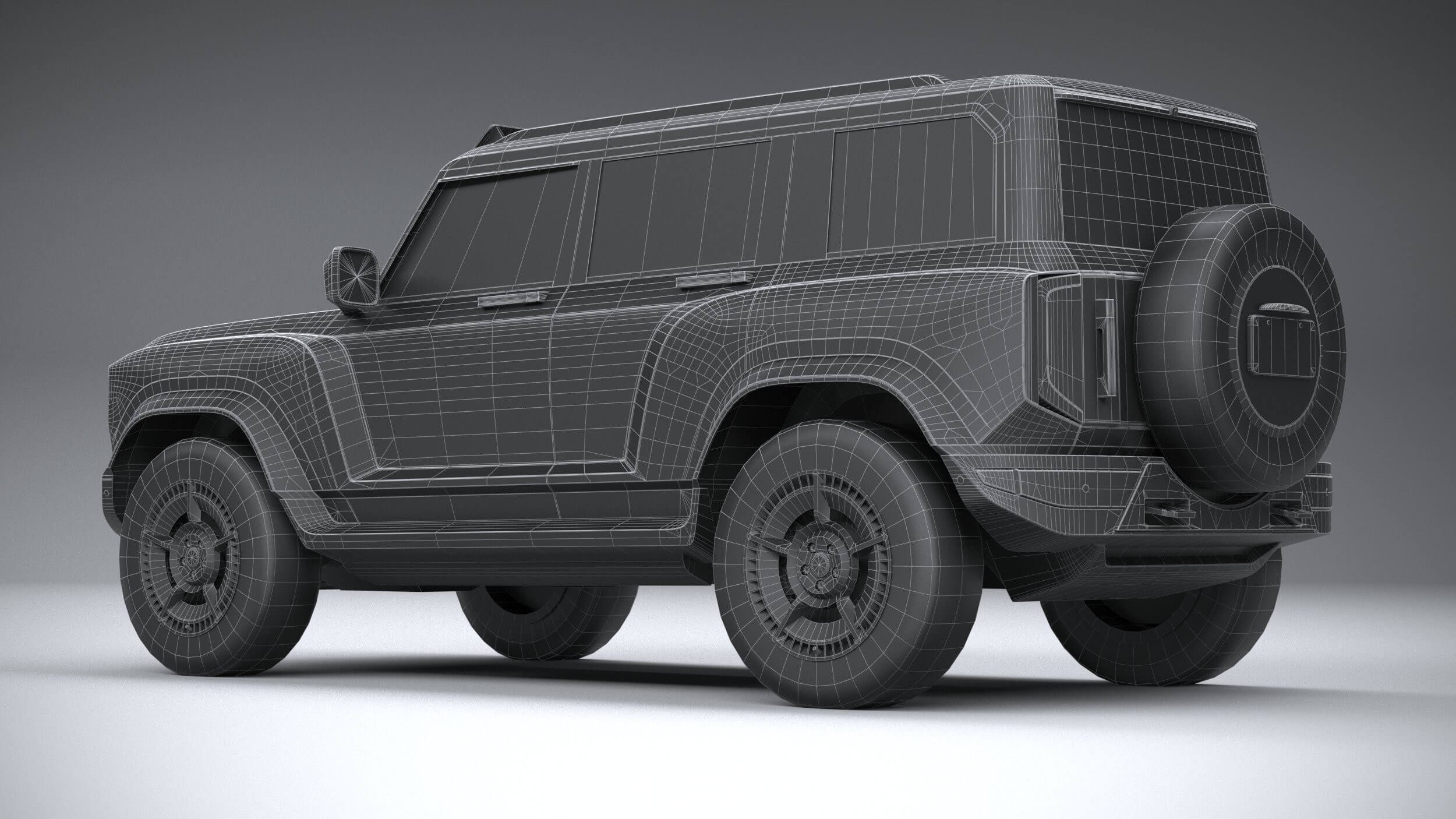 Generic Offroad EV V1 2022 Low Poly - 3D Model by SQUIR