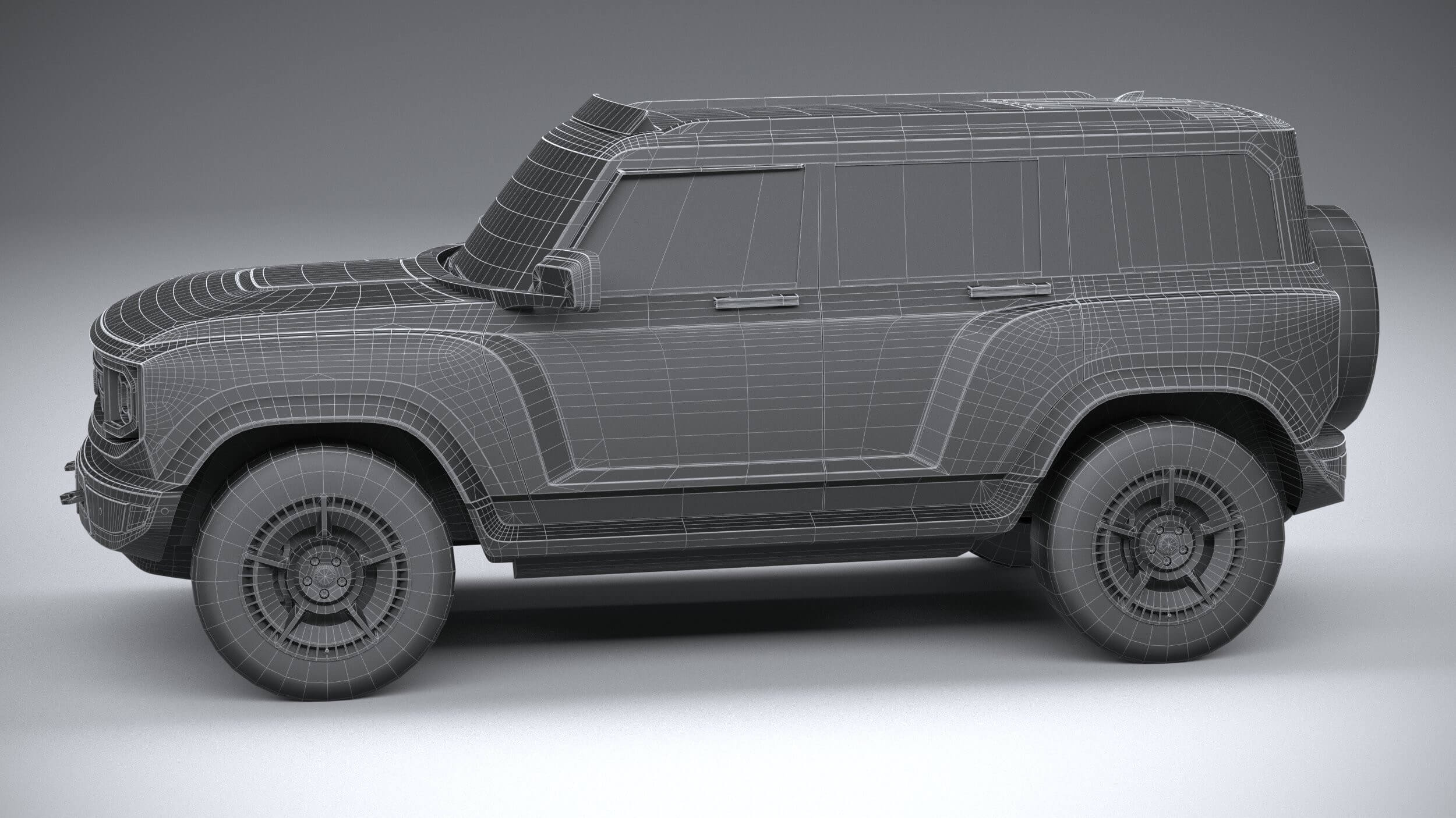 Generic Offroad EV V1 2022 Low Poly - 3D Model by SQUIR