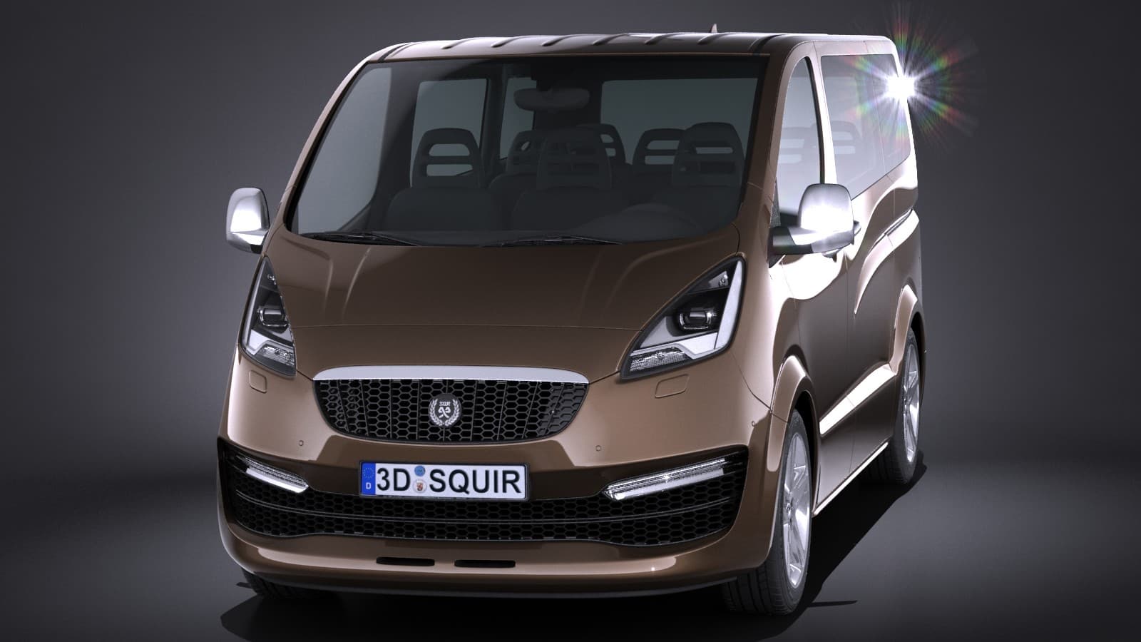 Generic Passenger Van 2016 - 3D Model by SQUIR