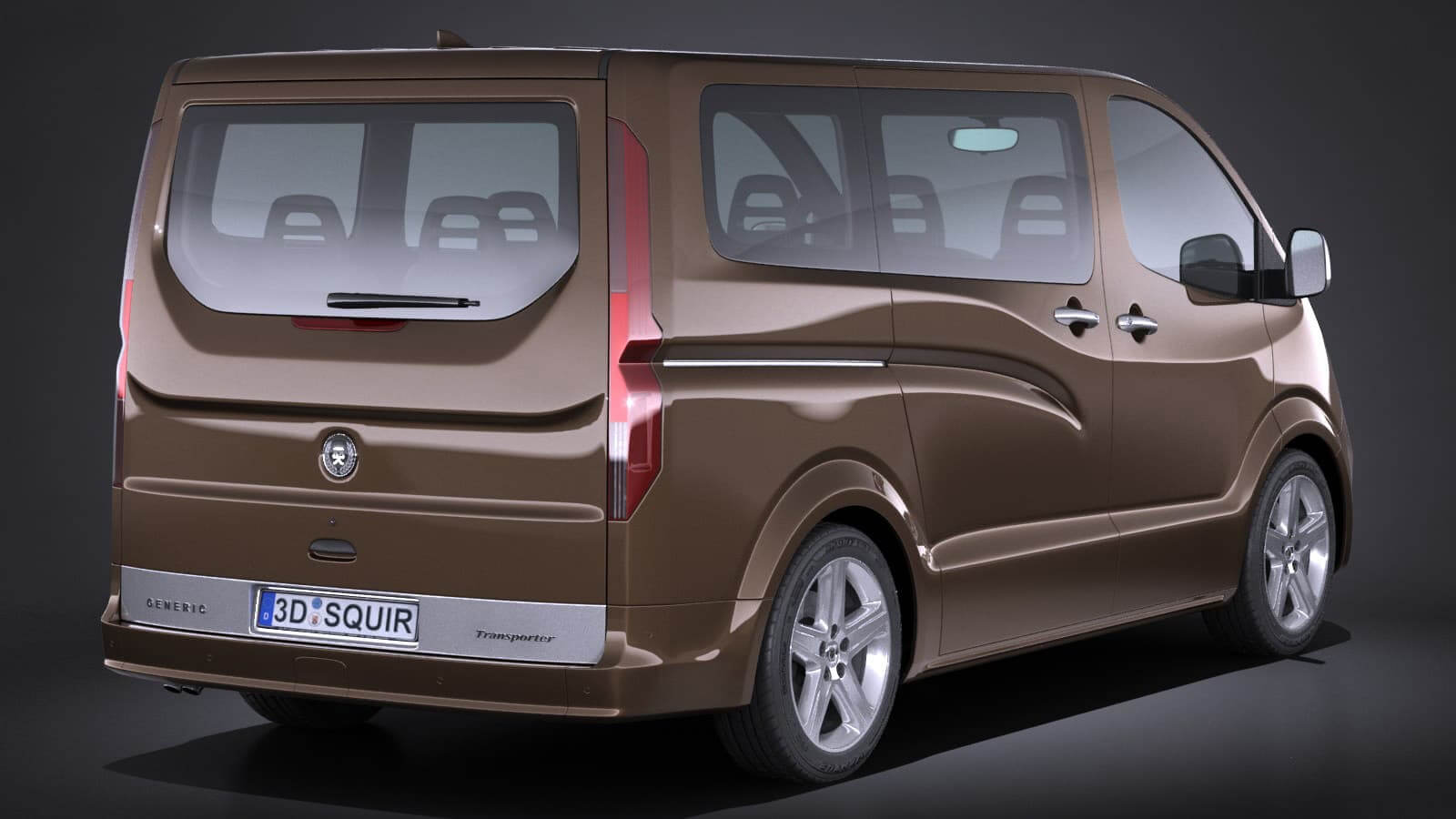 Generic Passenger Van 2016 - 3D Model by SQUIR