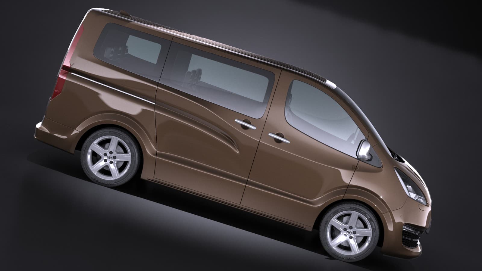 Generic Passenger Van 2016 - 3D Model by SQUIR