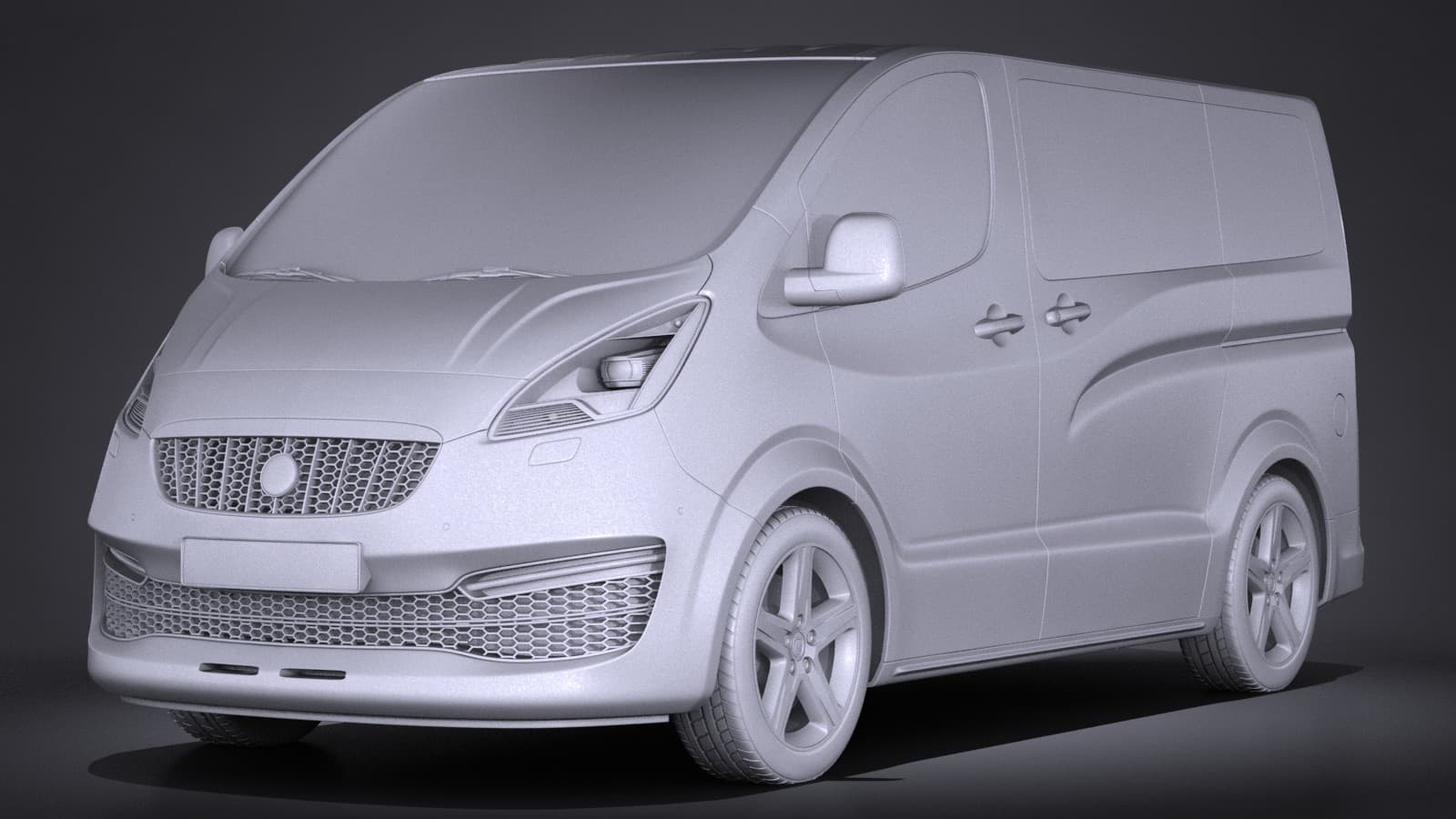 Generic Passenger Van 2016 - 3D Model by SQUIR