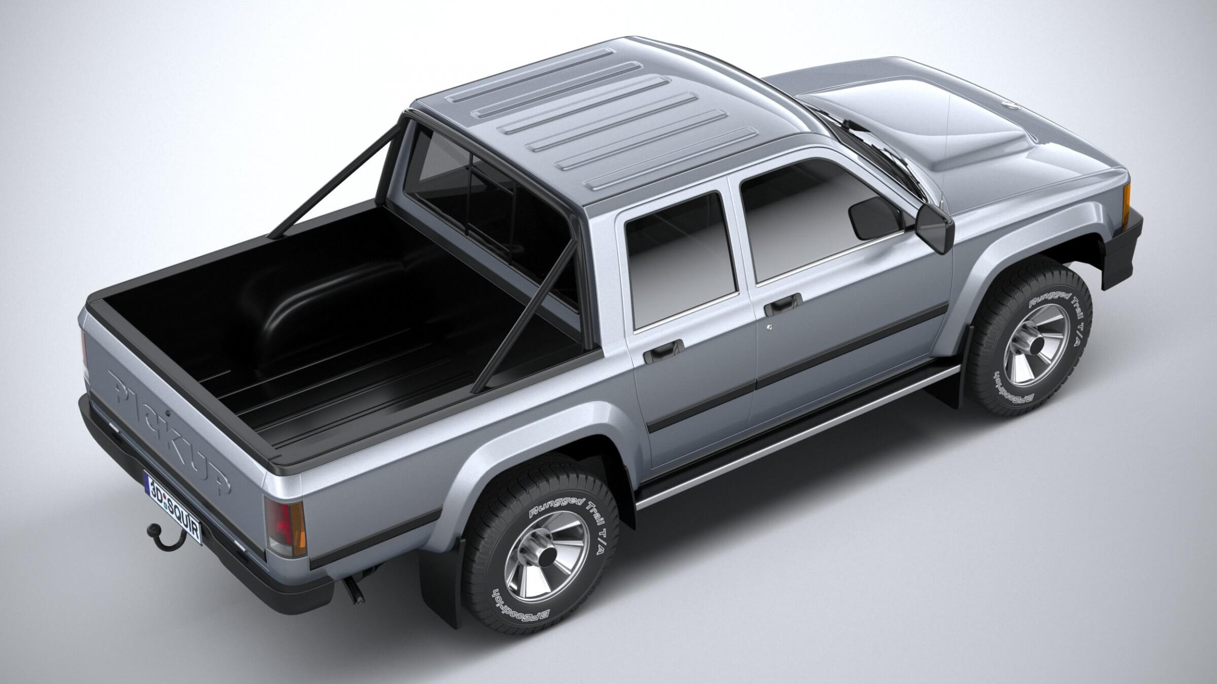 Generic Pickup 1980 - 3D Model by SQUIR