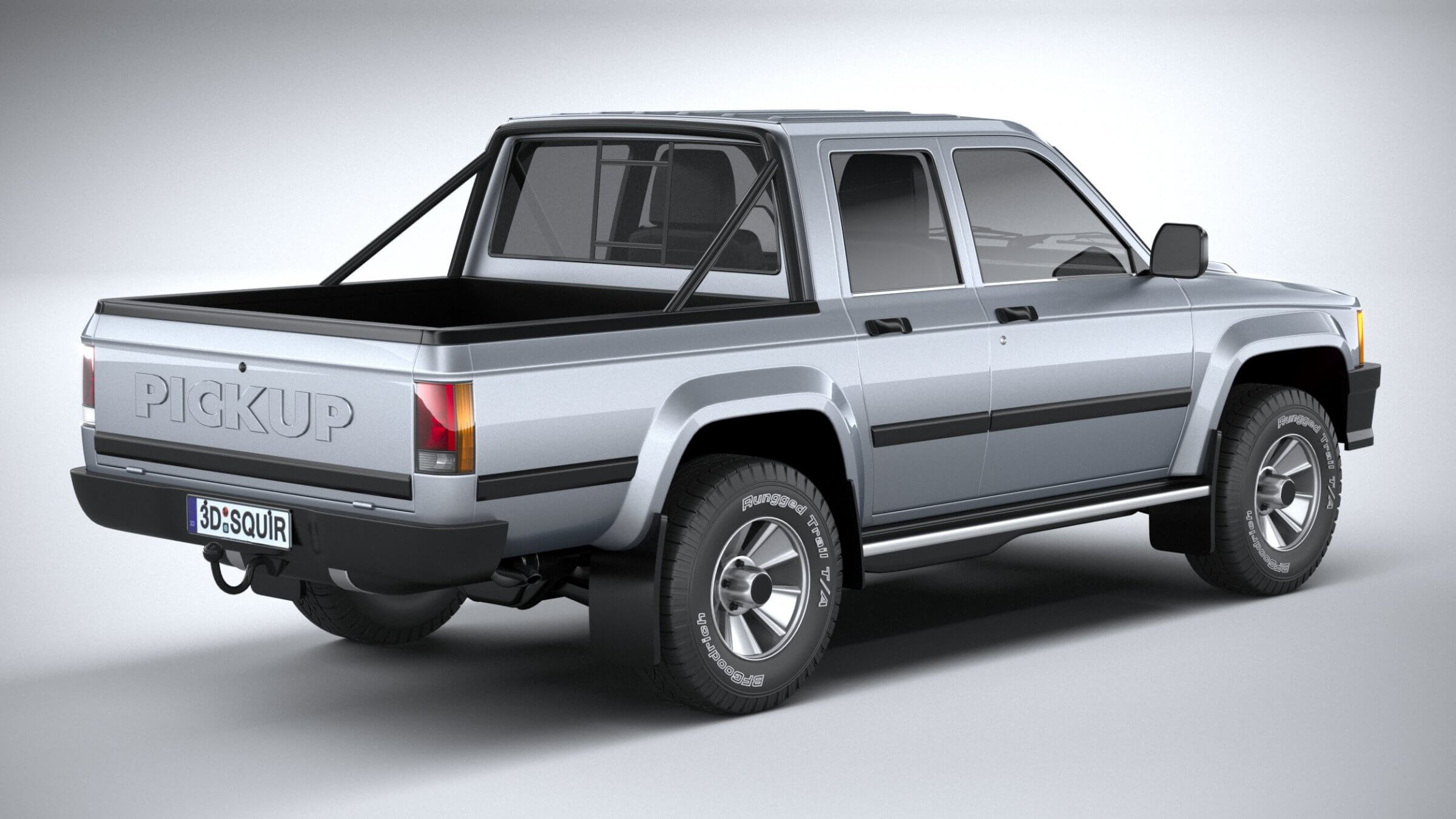 Generic Pickup 1980 - 3D Model by SQUIR