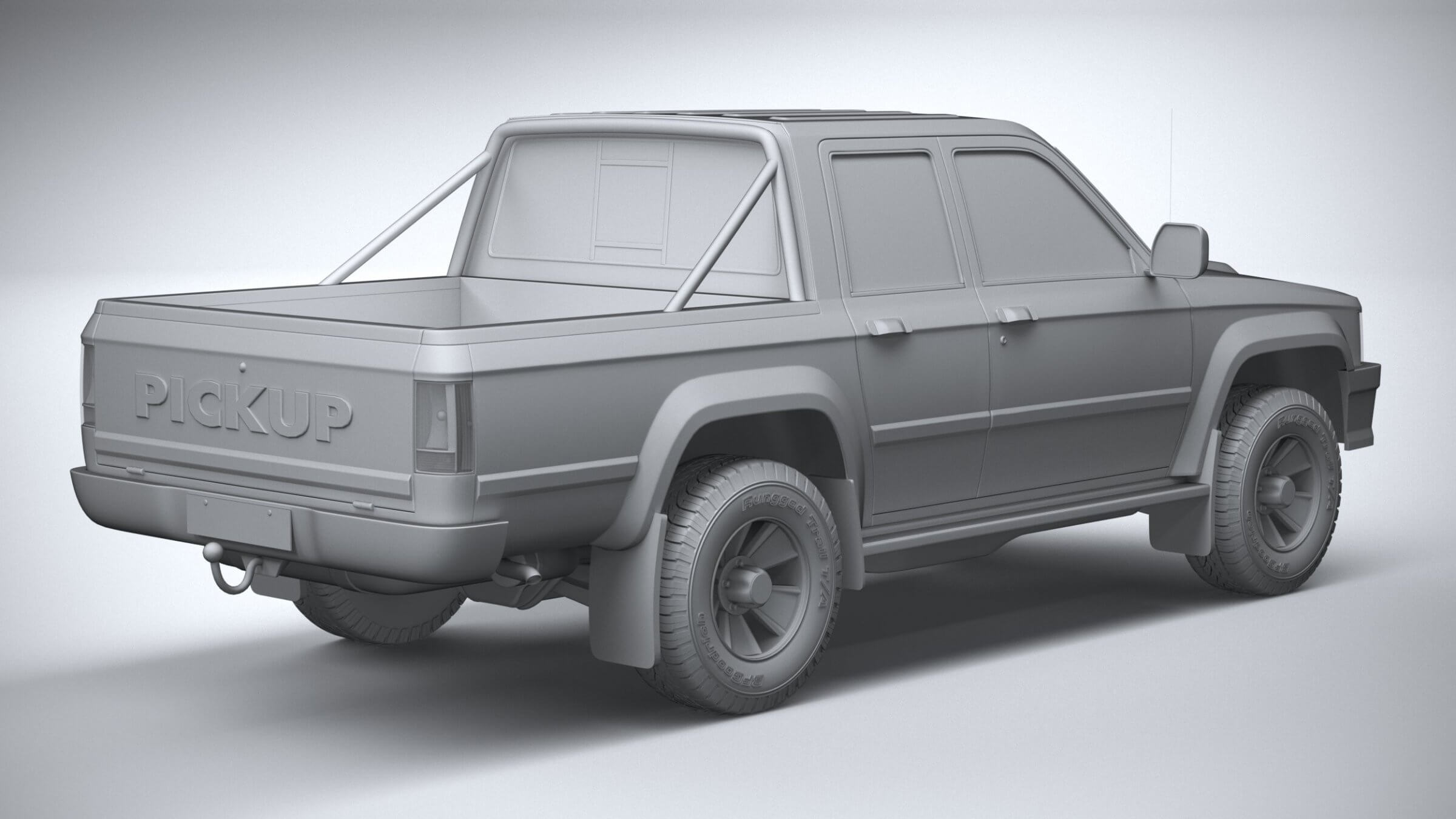 Generic Pickup 1980 - 3D Model by SQUIR