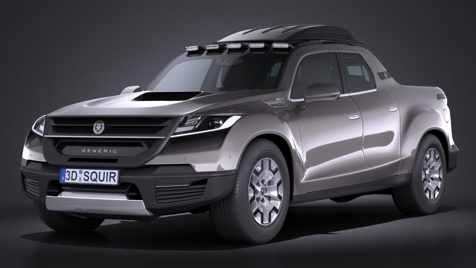 Generic Pickup 2016 - 3D Model by SQUIR