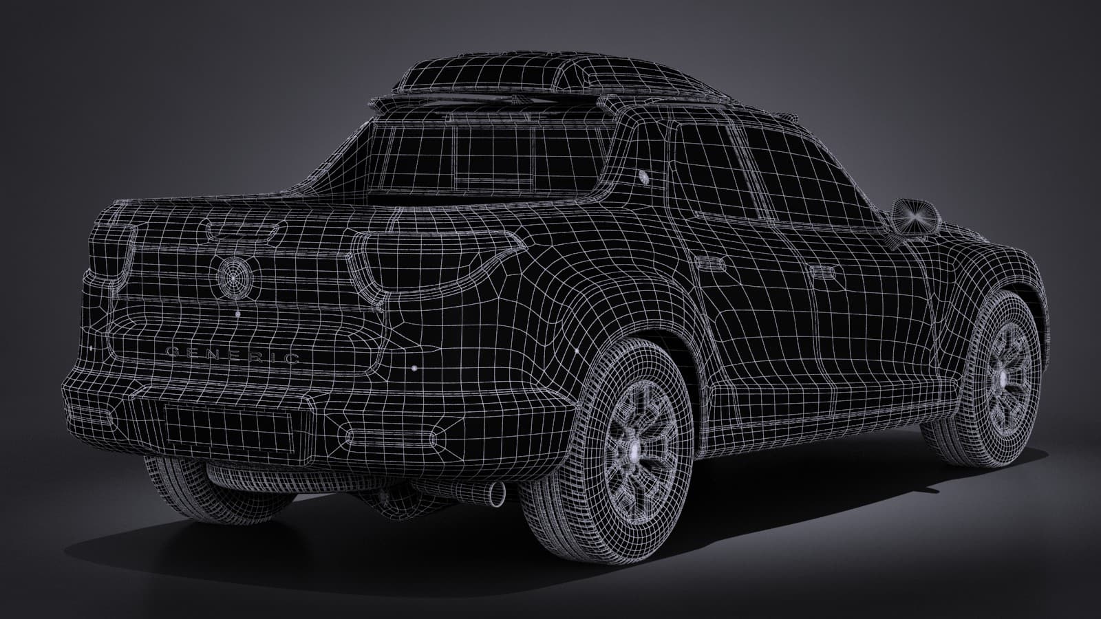 Generic Pickup 2016 - 3D Model by SQUIR