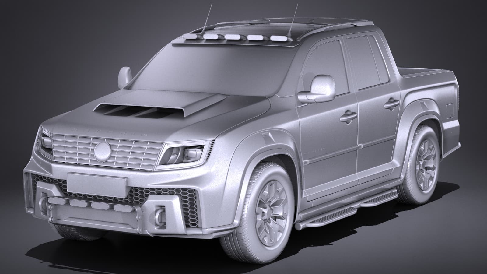 Generic Pickup 2017 - 3D Model by SQUIR