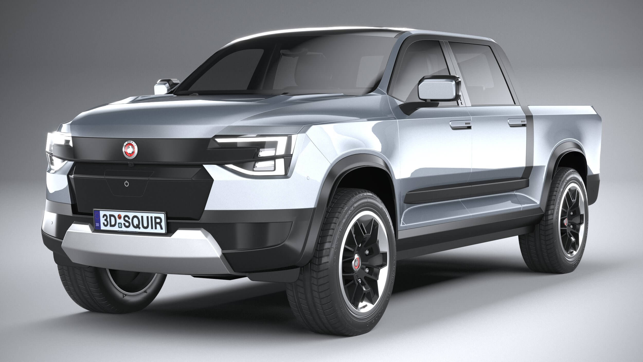 Generic Pickup V1 2023 - 3D Model by SQUIR