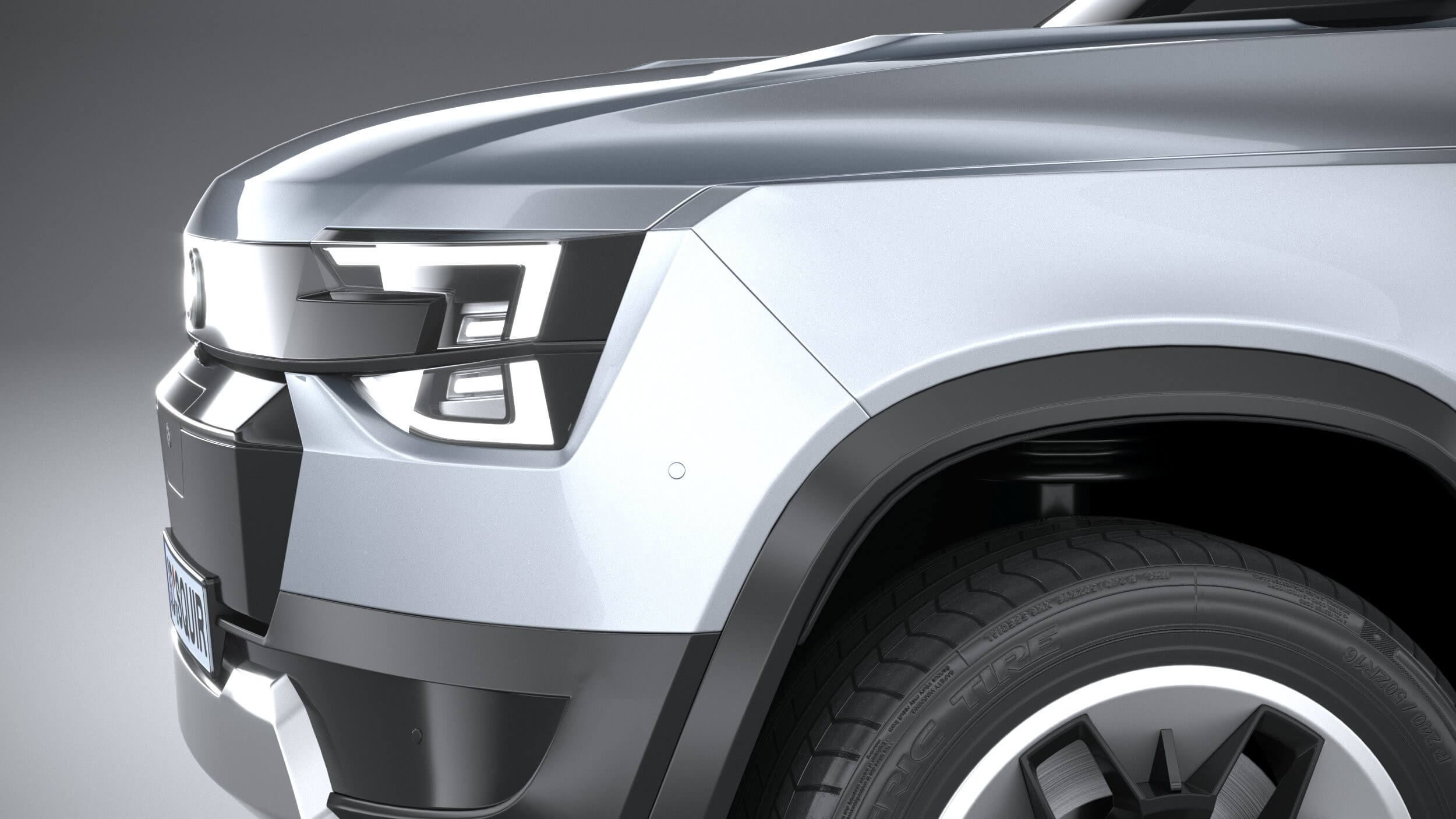 Generic Pickup V1 2023 - 3D Model by SQUIR