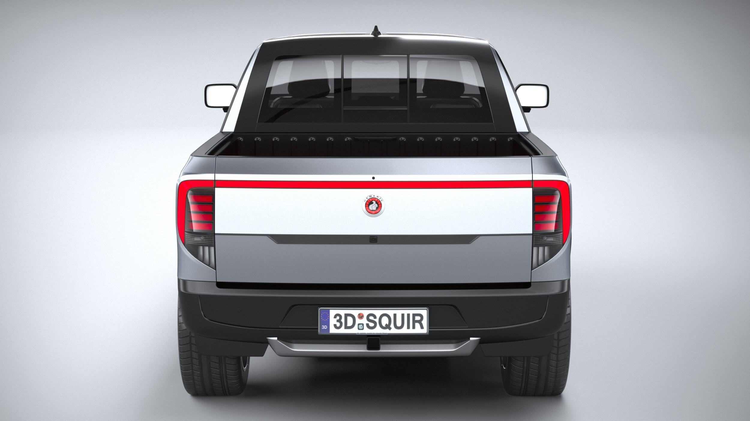 Generic Pickup V1 2023 - 3D Model by SQUIR